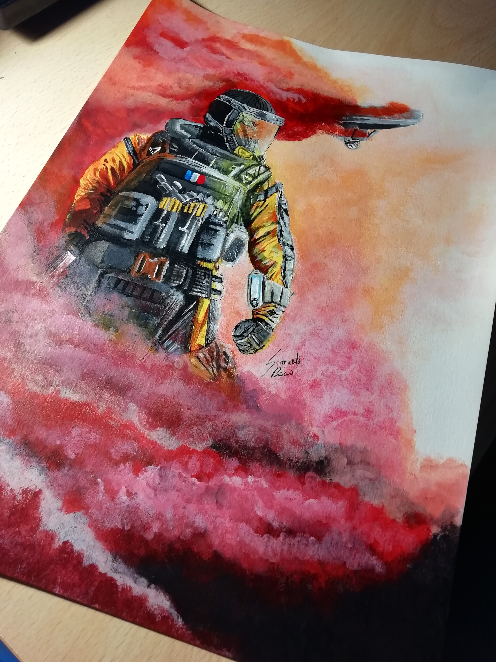 how to draw lion from rainbow six siege