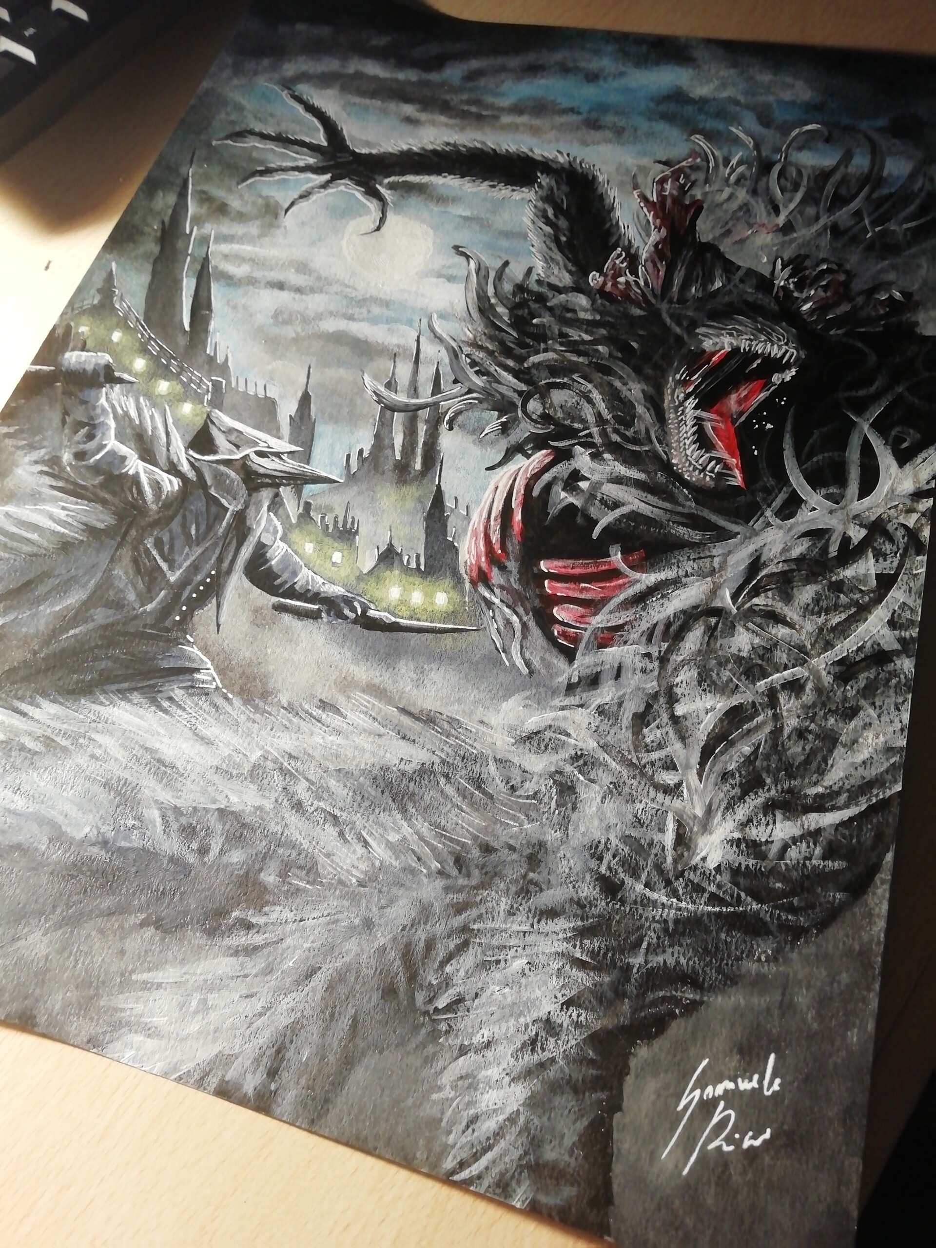 ArtStation - Bloodborne Painting