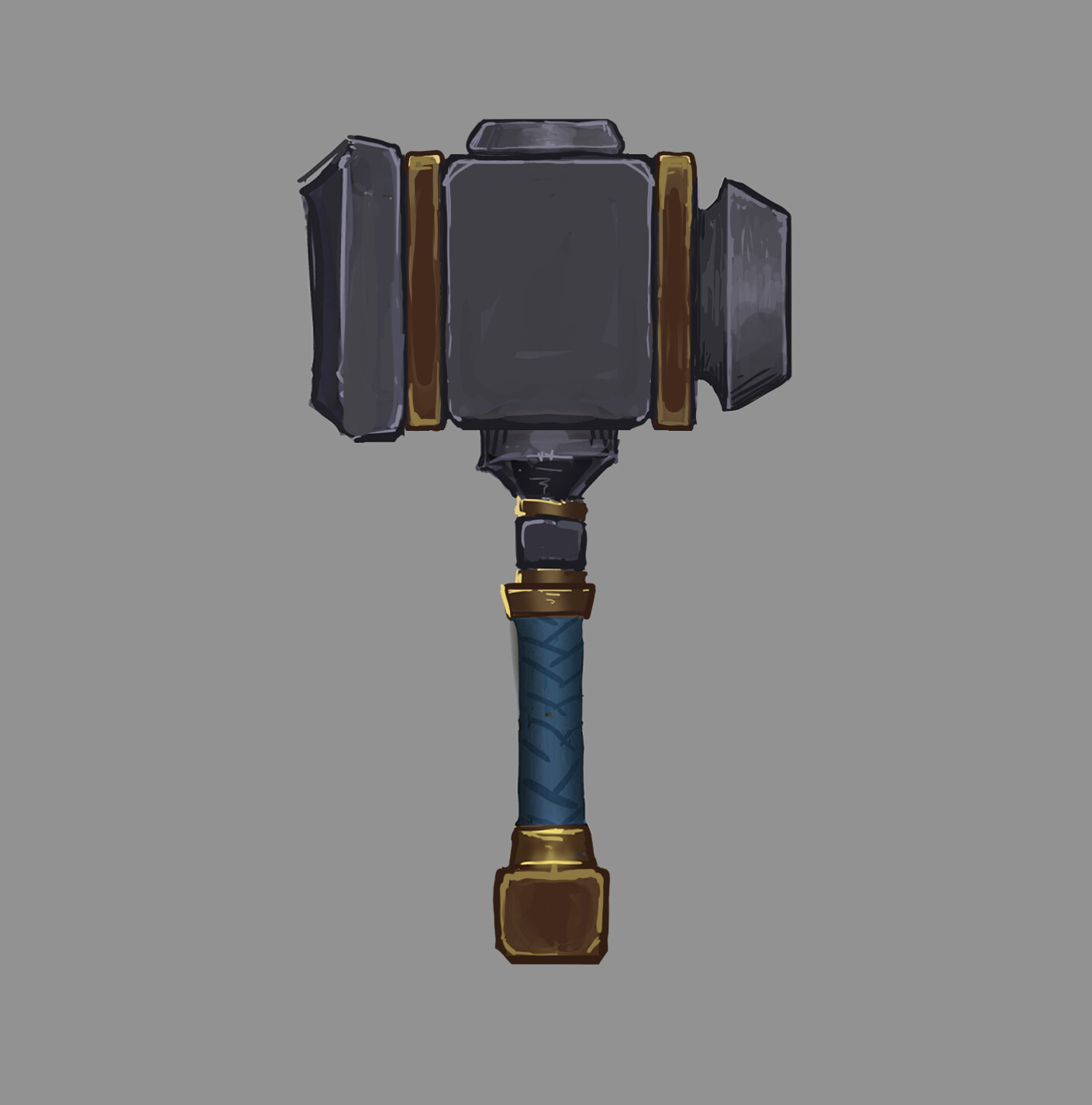Jesus Fernandez Garcia - Thorsten (Player Character) Hammer 3D Asset ...