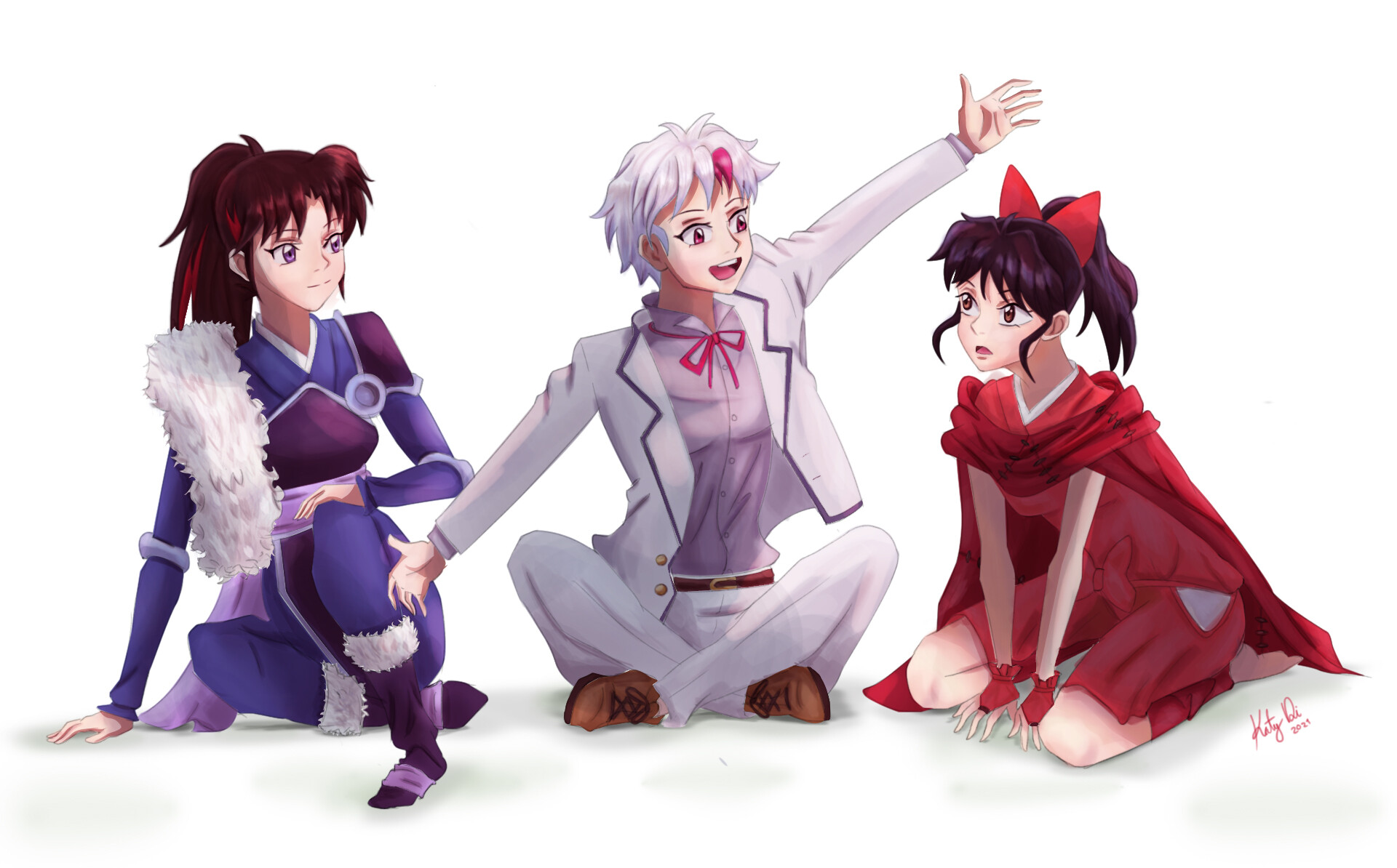 ArtStation - Yashahime Princess Fan art