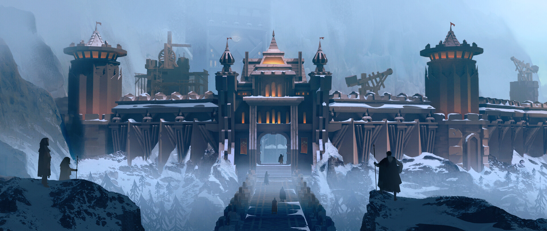 ArtStation - Fortress Mining Town