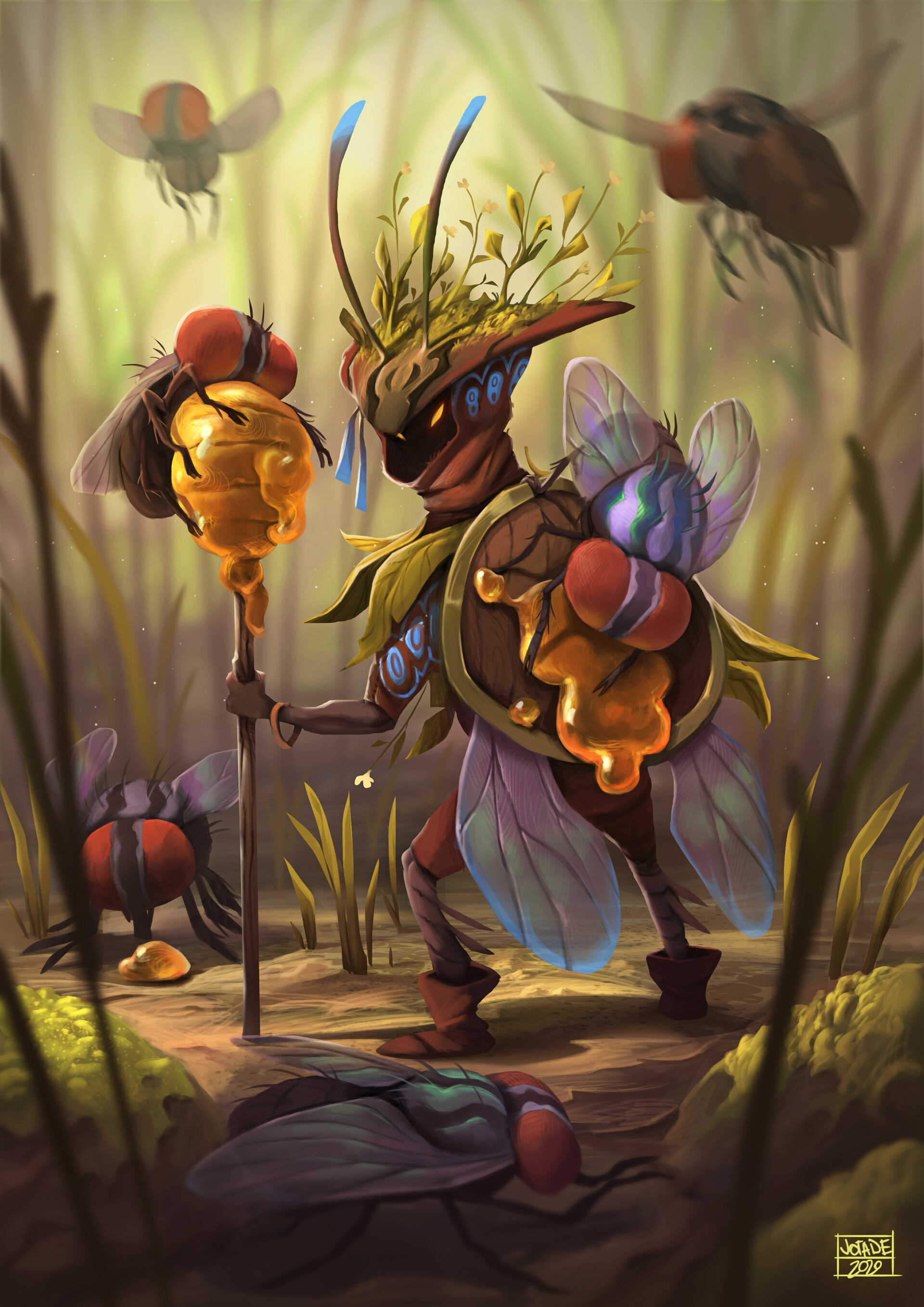 ArtStation - The lord of the Fleas