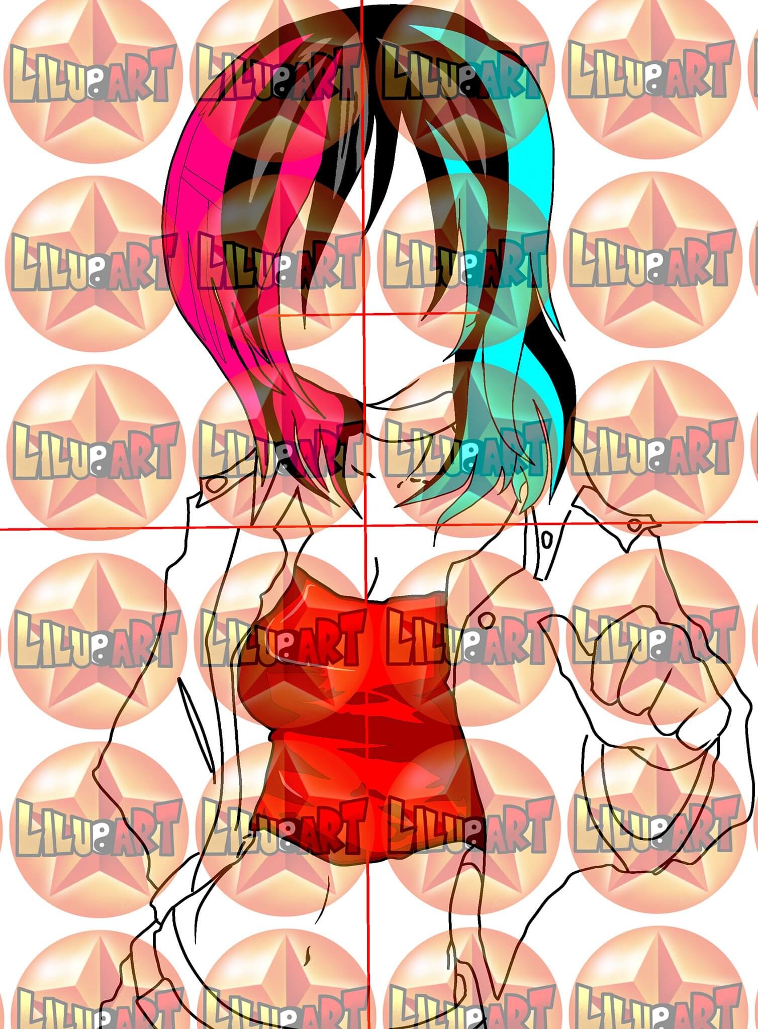 Artstation ☯ Mi Personaje 2d ☯ Lilu☯art