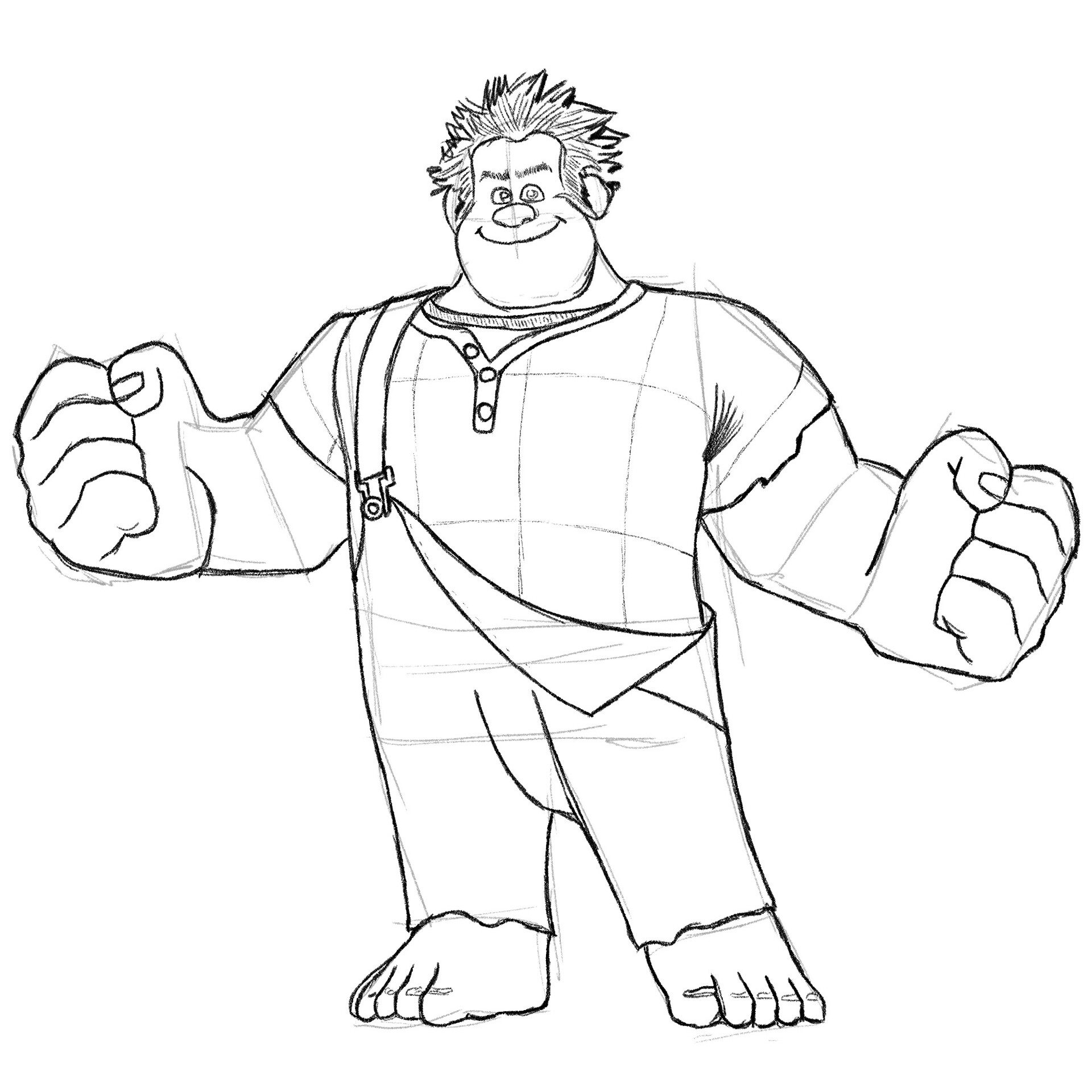 Wreck It Ralph Sketches