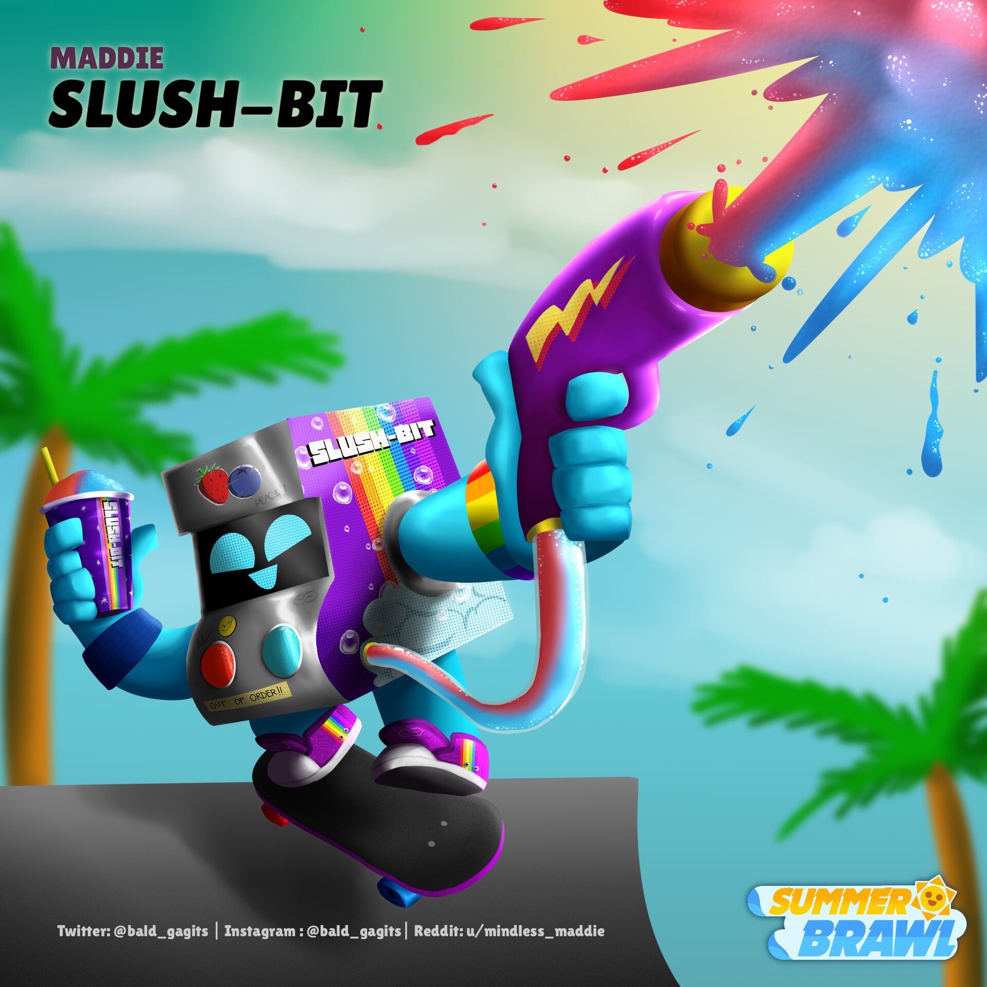 baldgagits - Slush-Bit from Summer Brawl 2020 Collaboration