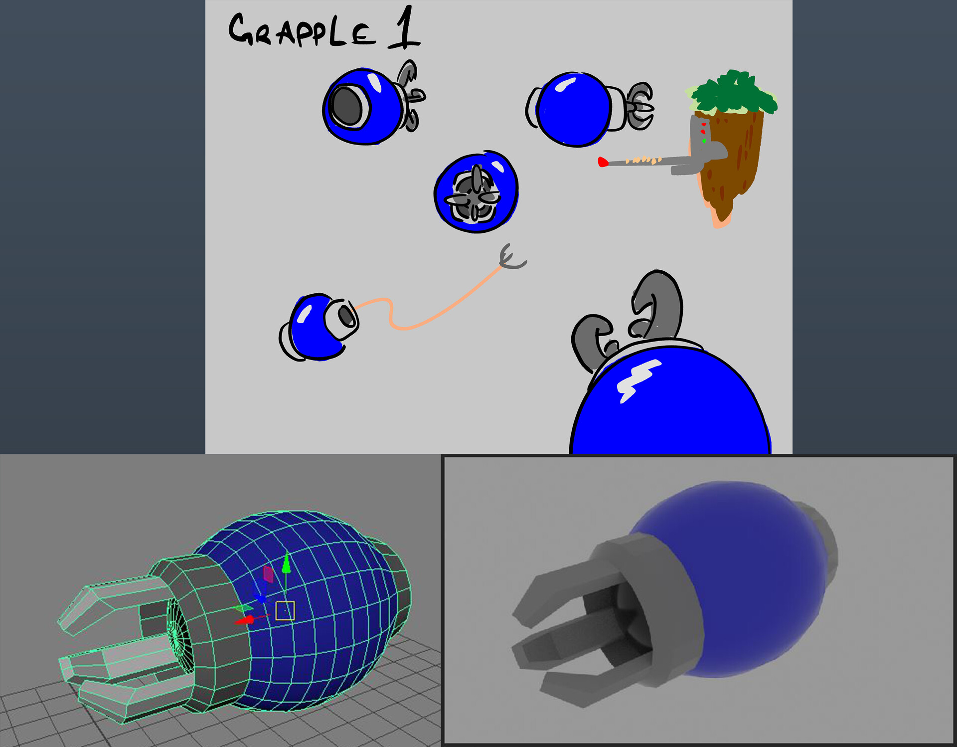 ArtStation - Grappling Hook Production