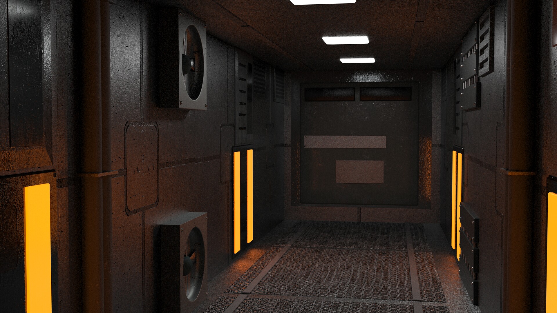 ArtStation - 3D Hallway