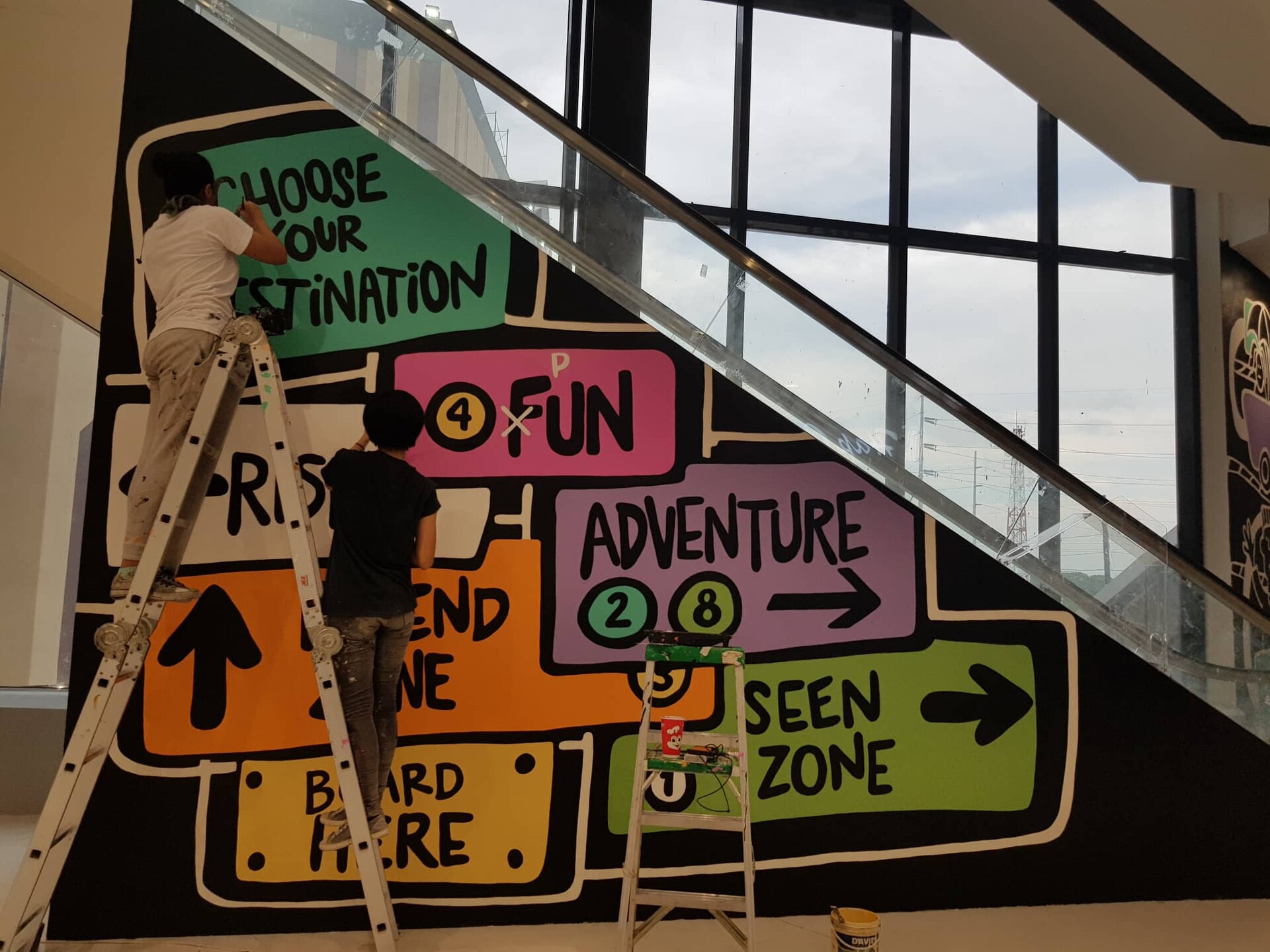 ArtStation - Robinsons Mall South Mural 2019