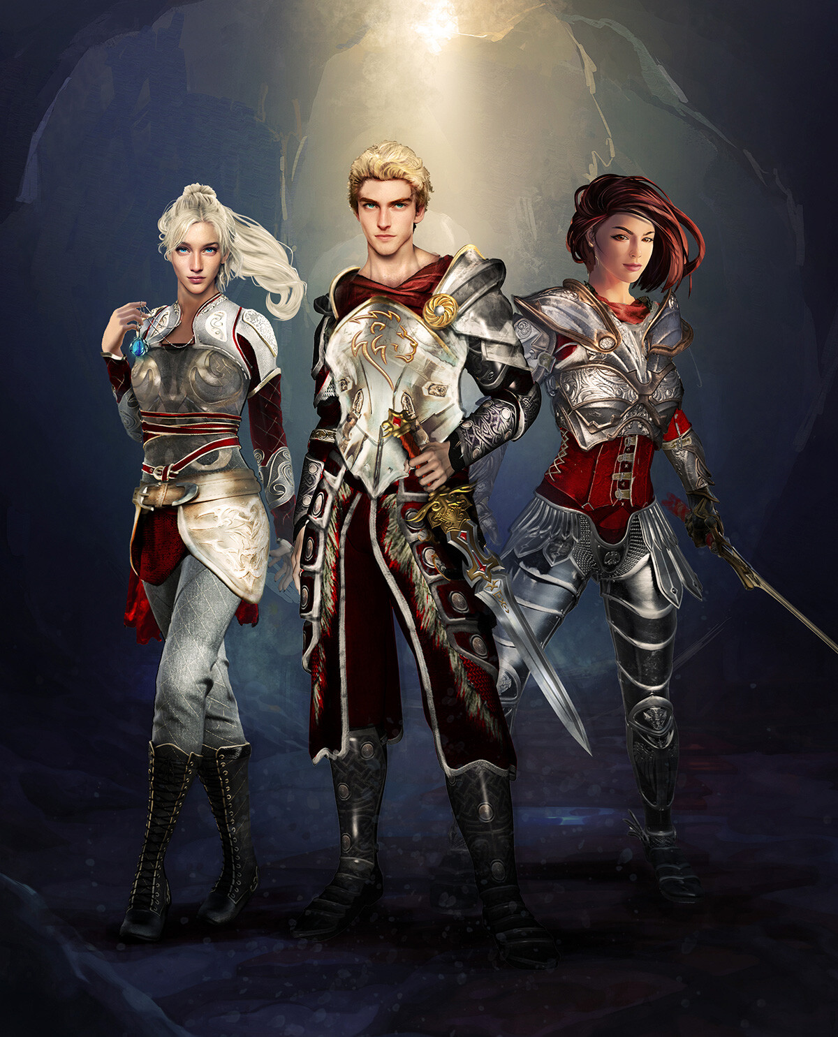 ArtStation - Character matte painting + photobashing