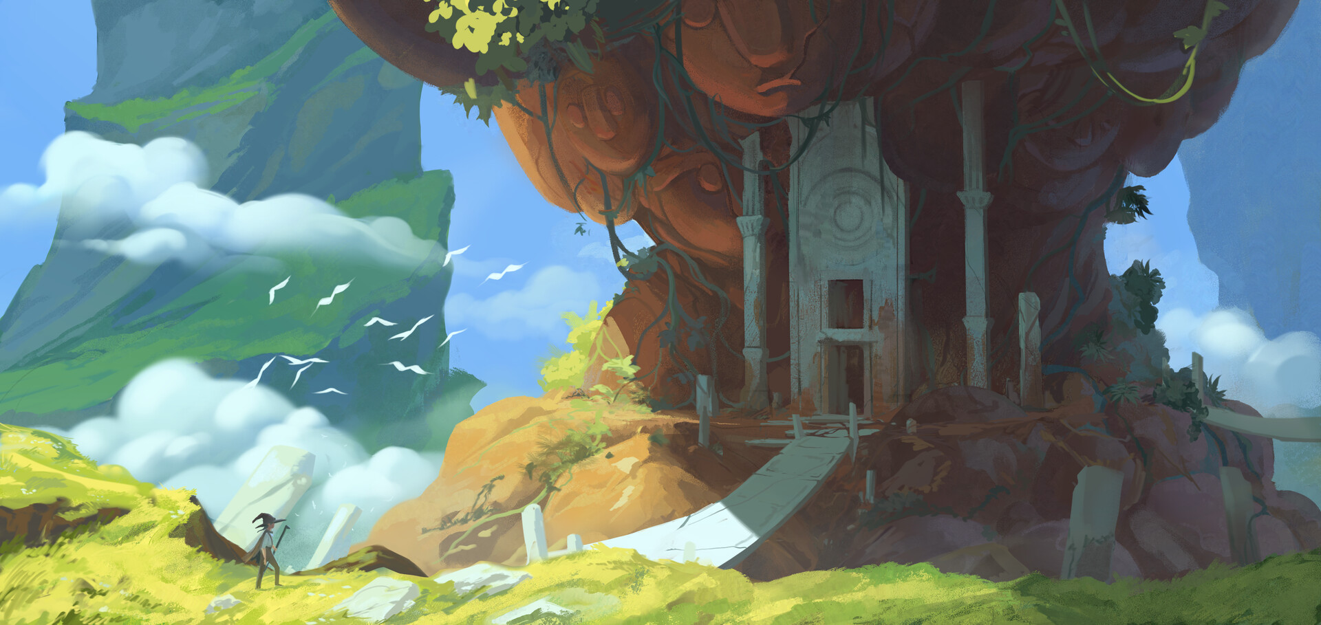 ArtStation - Ancestors mountain