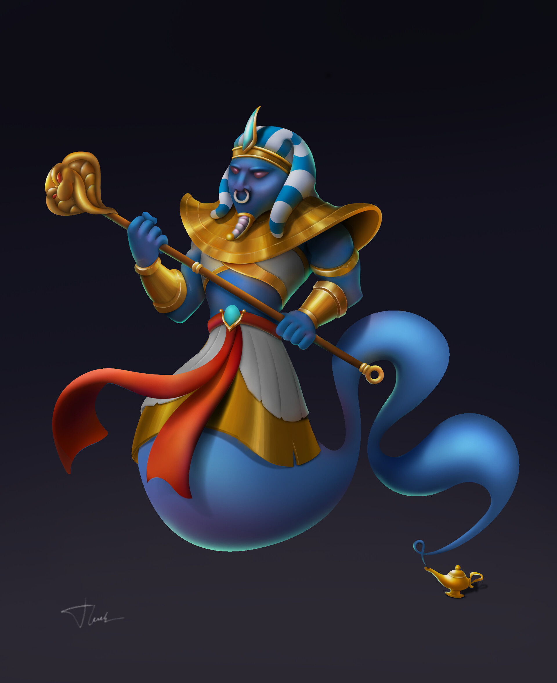 ArtStation - Genie version Egypt