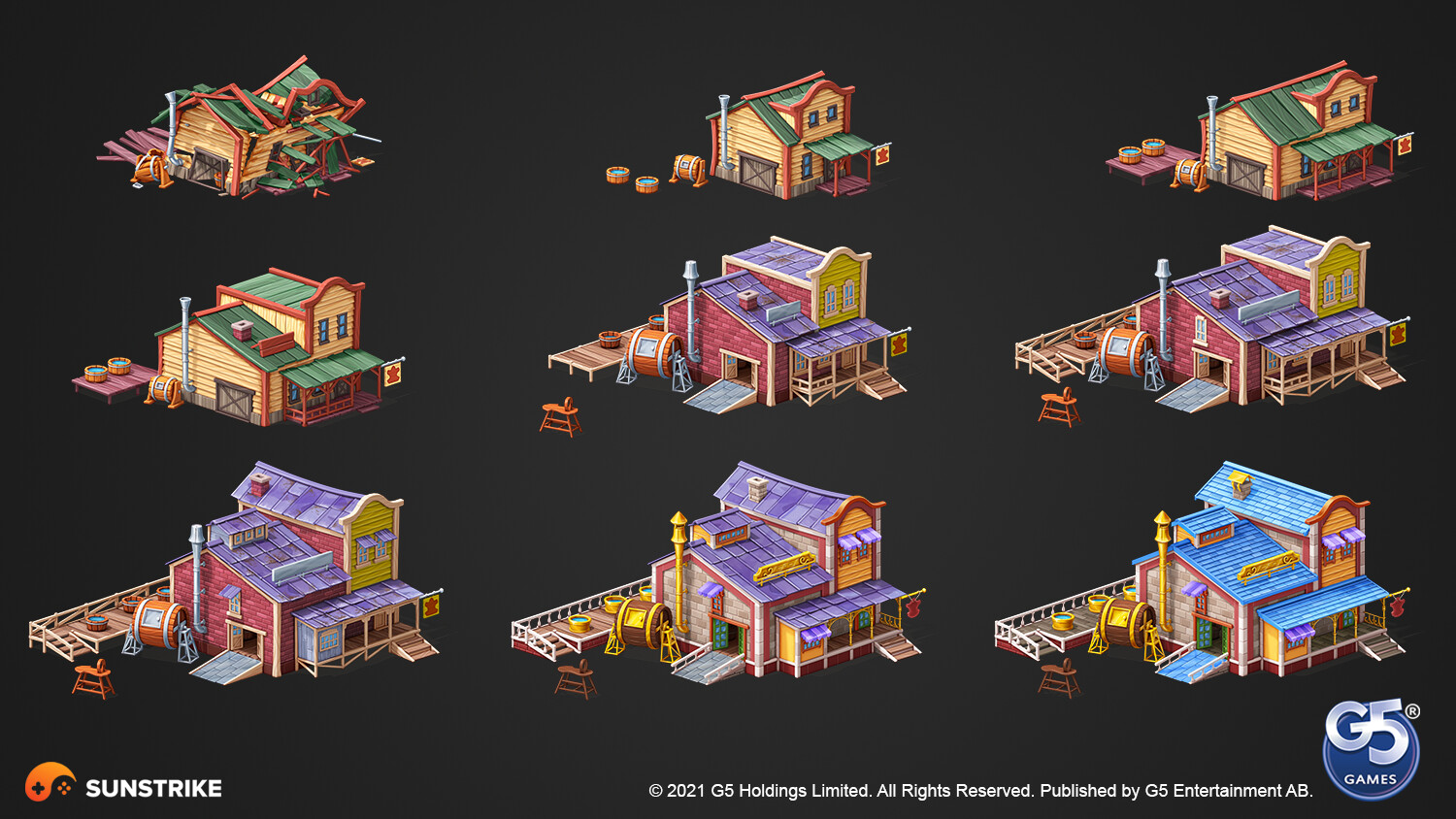 SunStrike Studios - Buildings