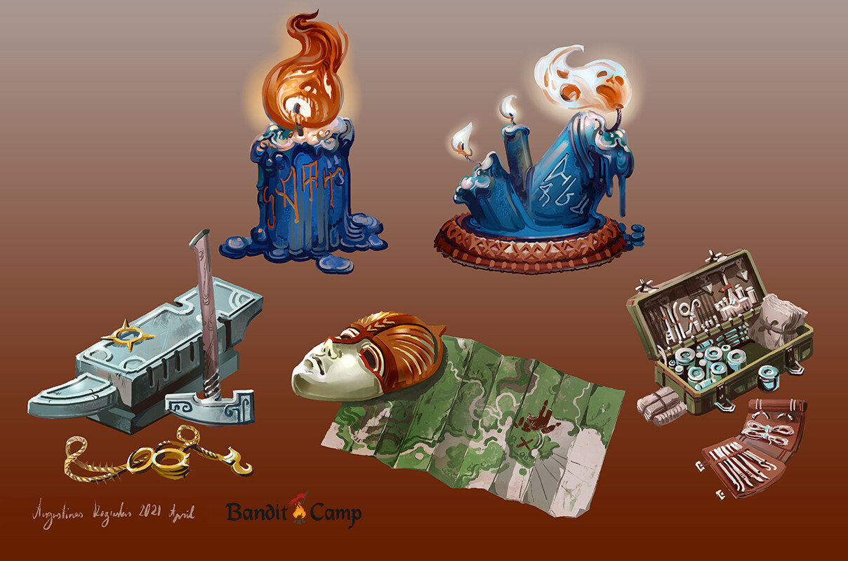 ArtStation - Cursed Candles