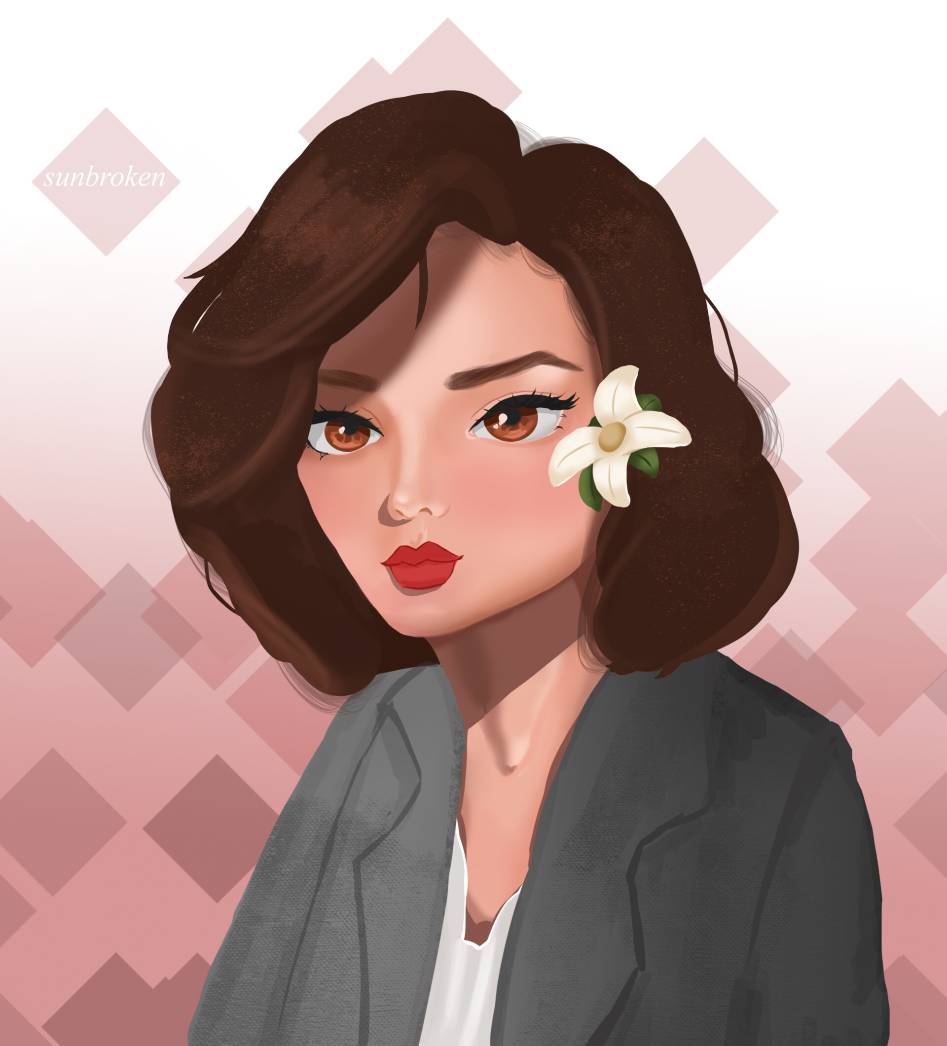 ArtStation - Stylized Portrait Study