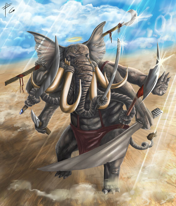 ArtStation - mighty elephant