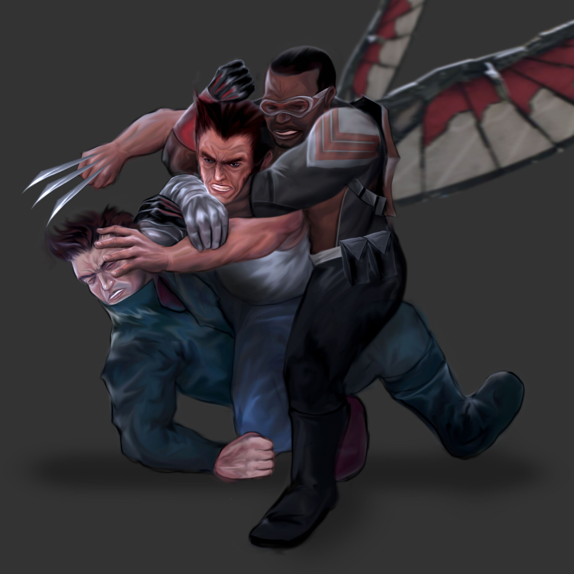 marvel comics falcon weapons