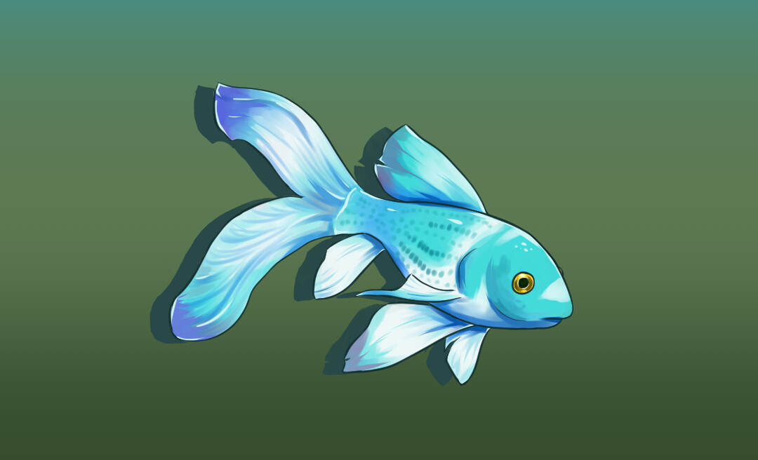 ArtStation - Little Blue FIsh