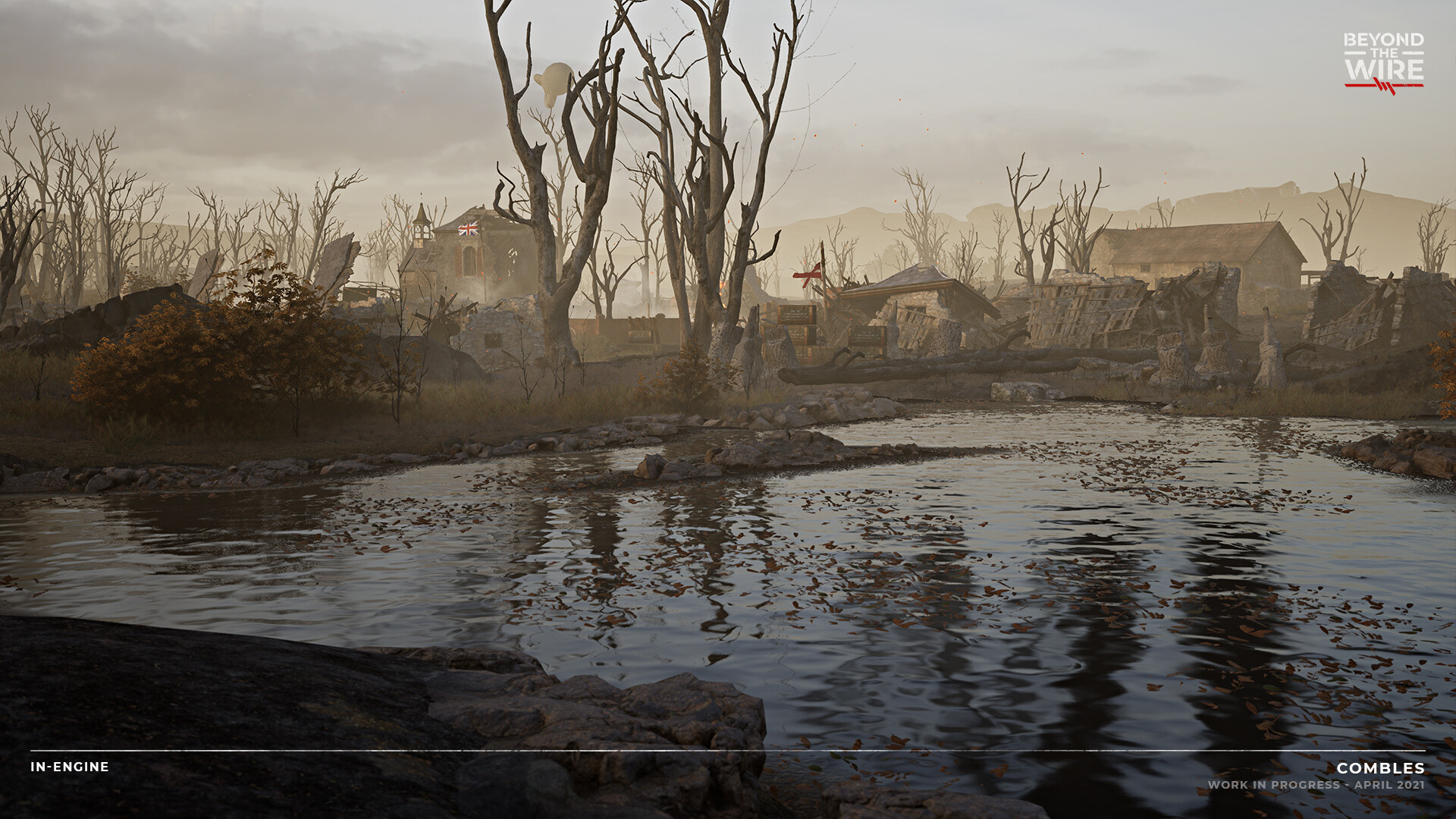 ArtStation - Beyond The Wire: Combles Map