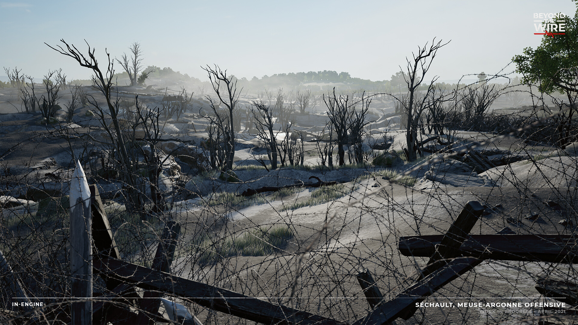 ArtStation - Beyond The Wire: Séchault Map