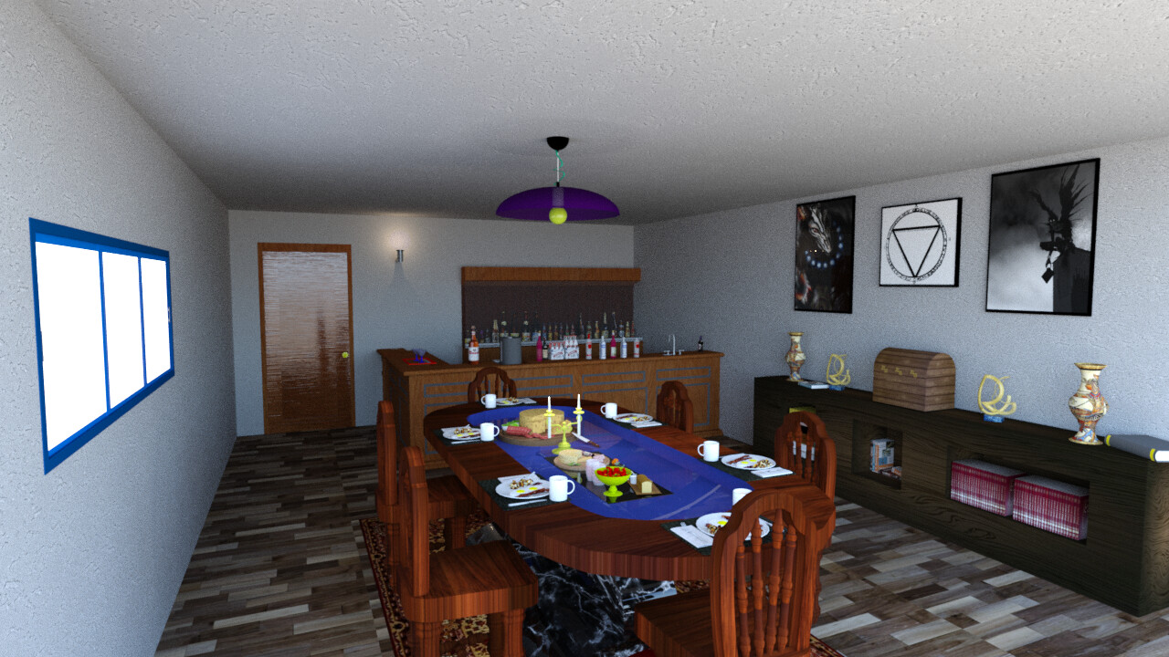 ArtStation - 3D living room