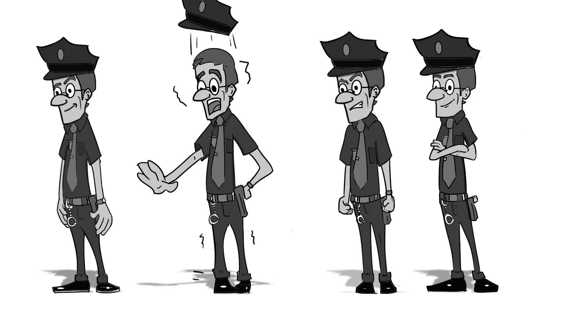 ArtStation - Police Character Design