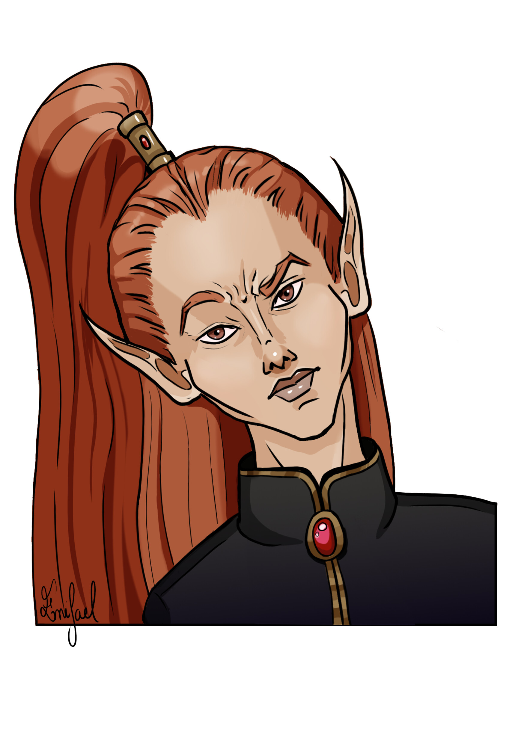 ArtStation - Commission- Angry Elf