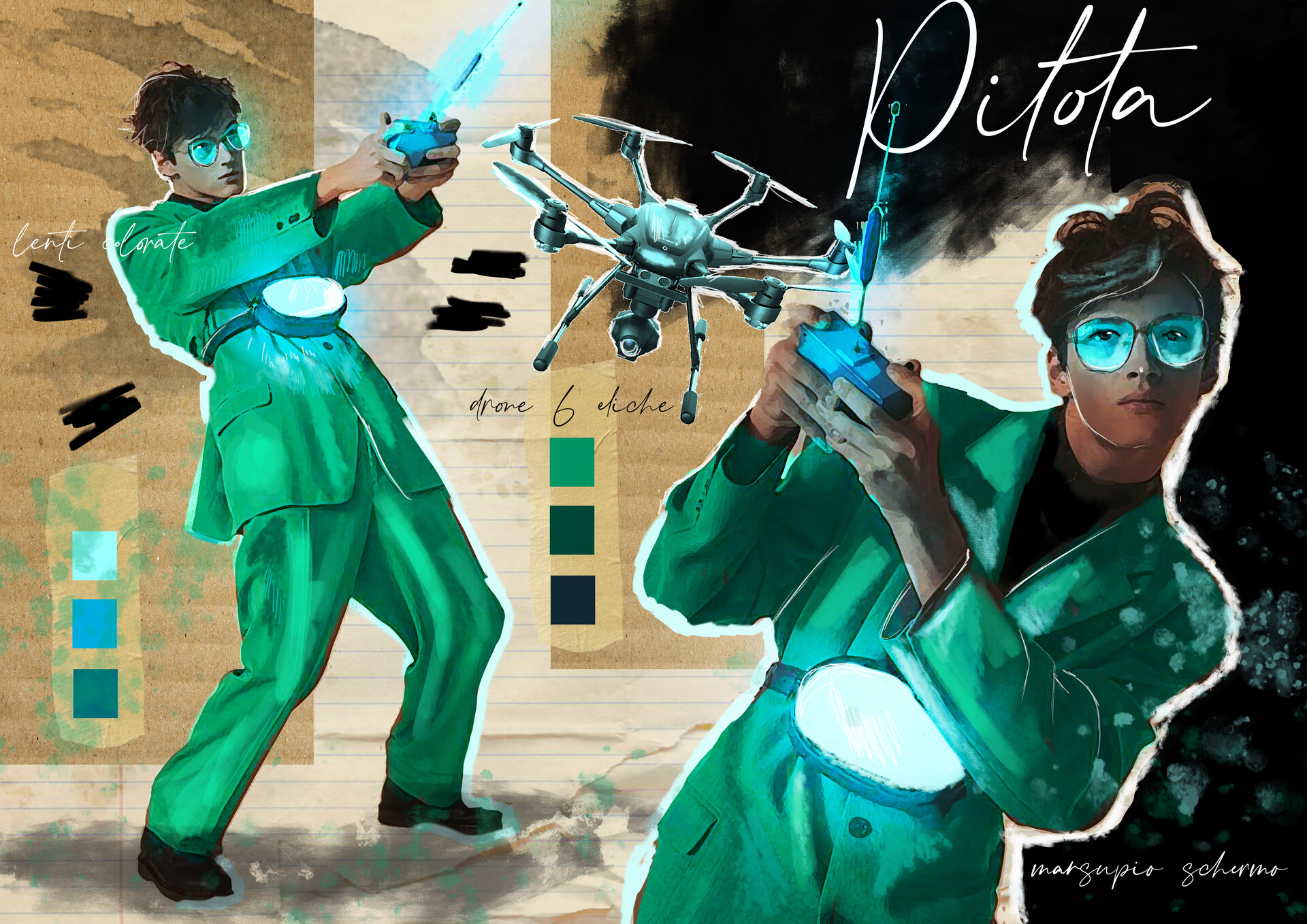 ArtStation - Costumes Fahrenheit 451