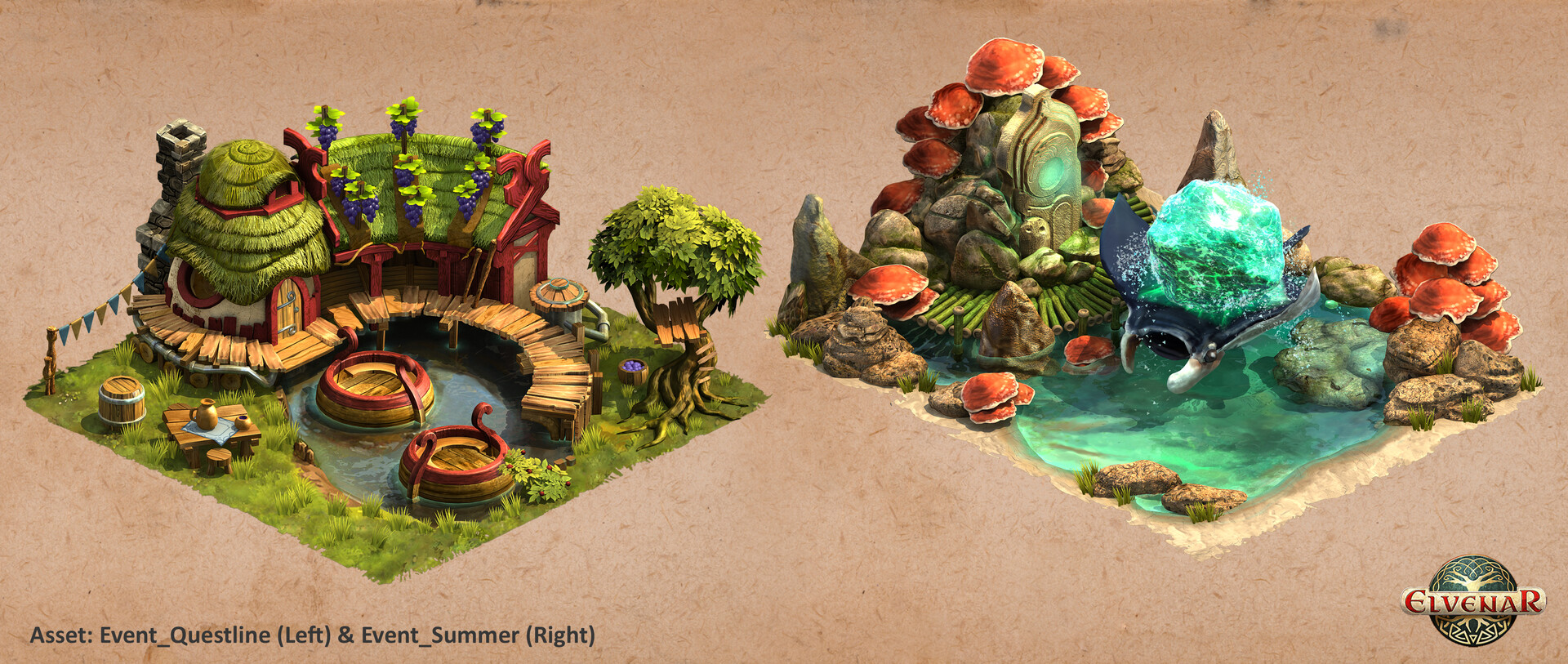 ArtStation - EventQuestline I Asset/Building I Elvenar