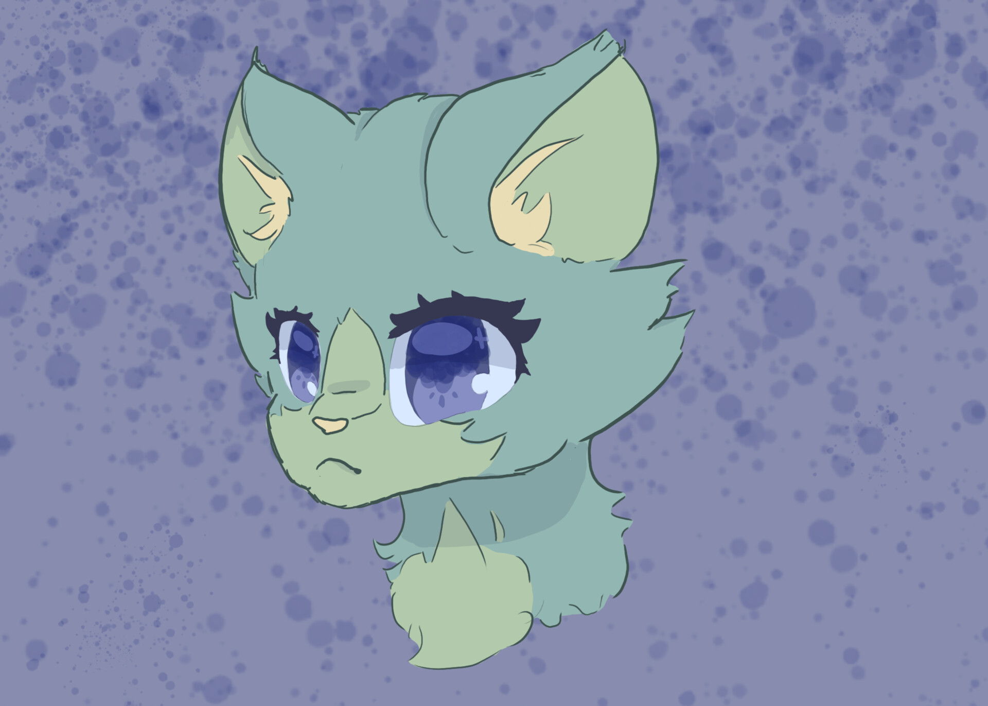 ArtStation - Blue Eyed Cat