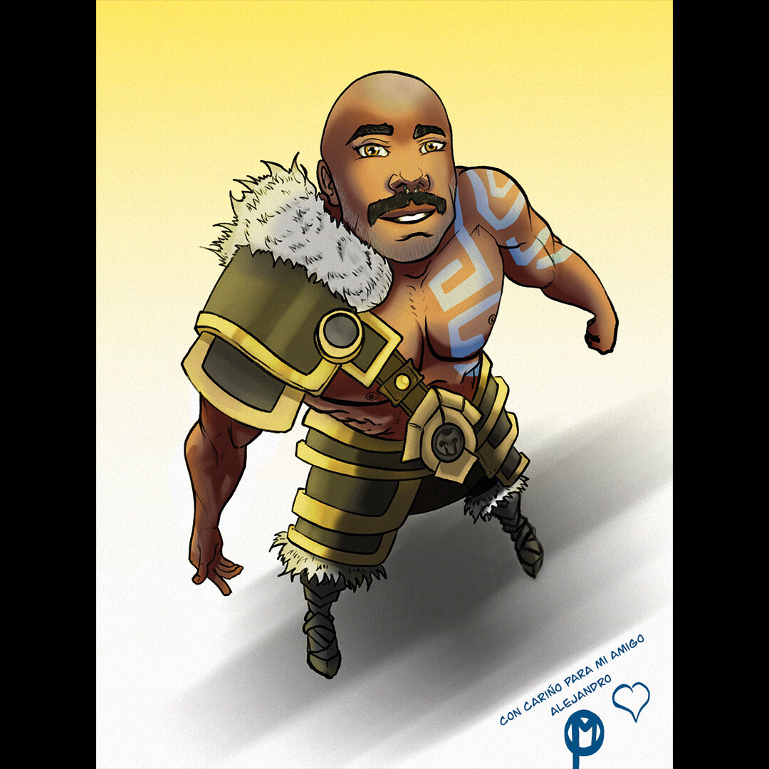 ArtStation - Fan Art Braum ( League Of Legends)
