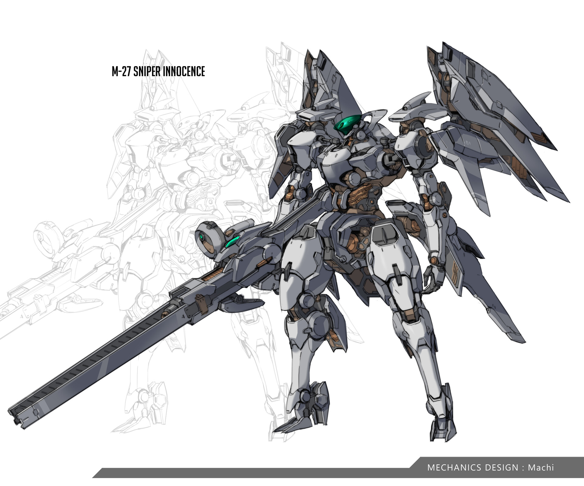 ArtStation - m-27 sniper Innocence