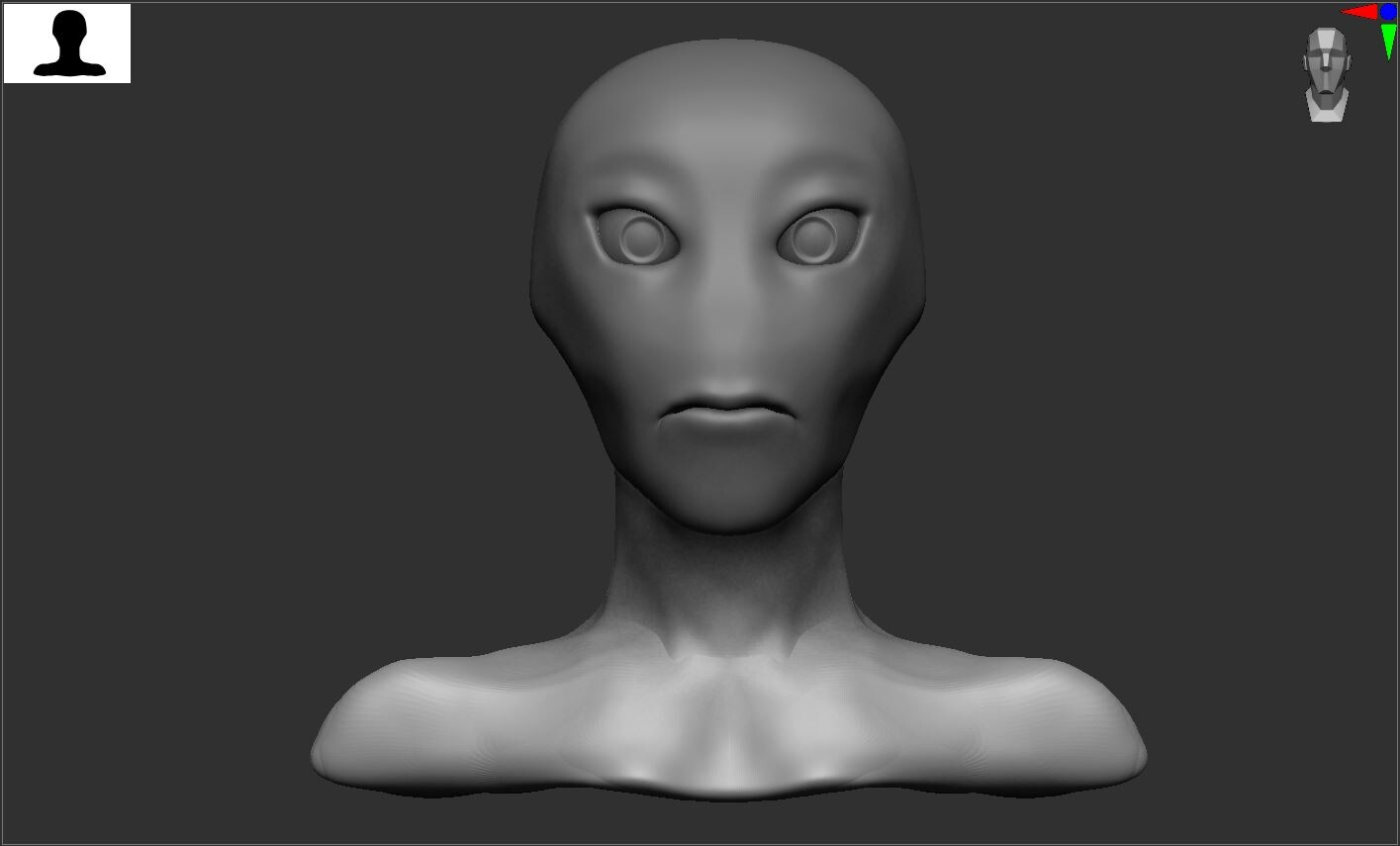 ArtStation - Extraterrestrial Female_WIP