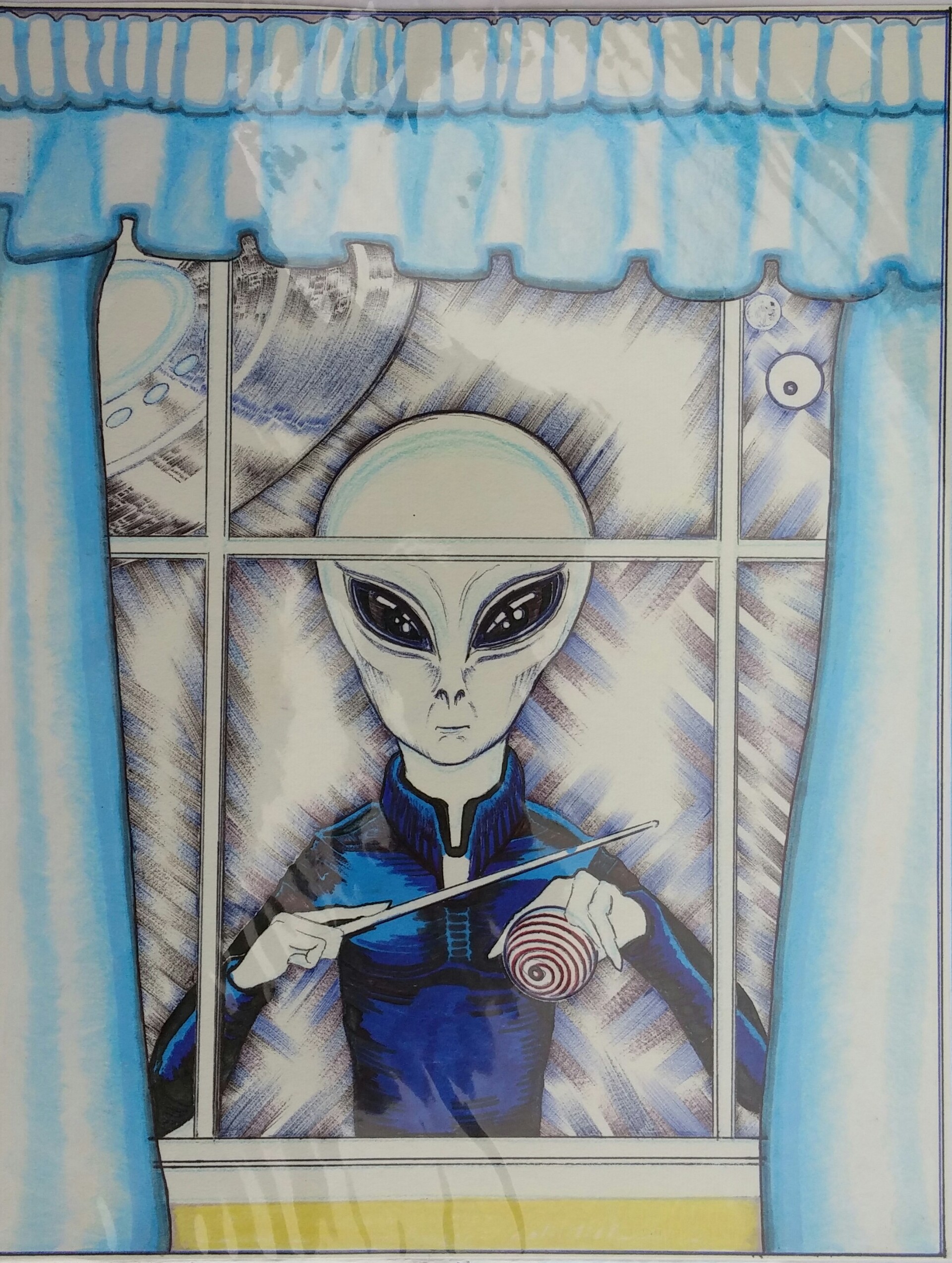 grey alien iphone wallpaper