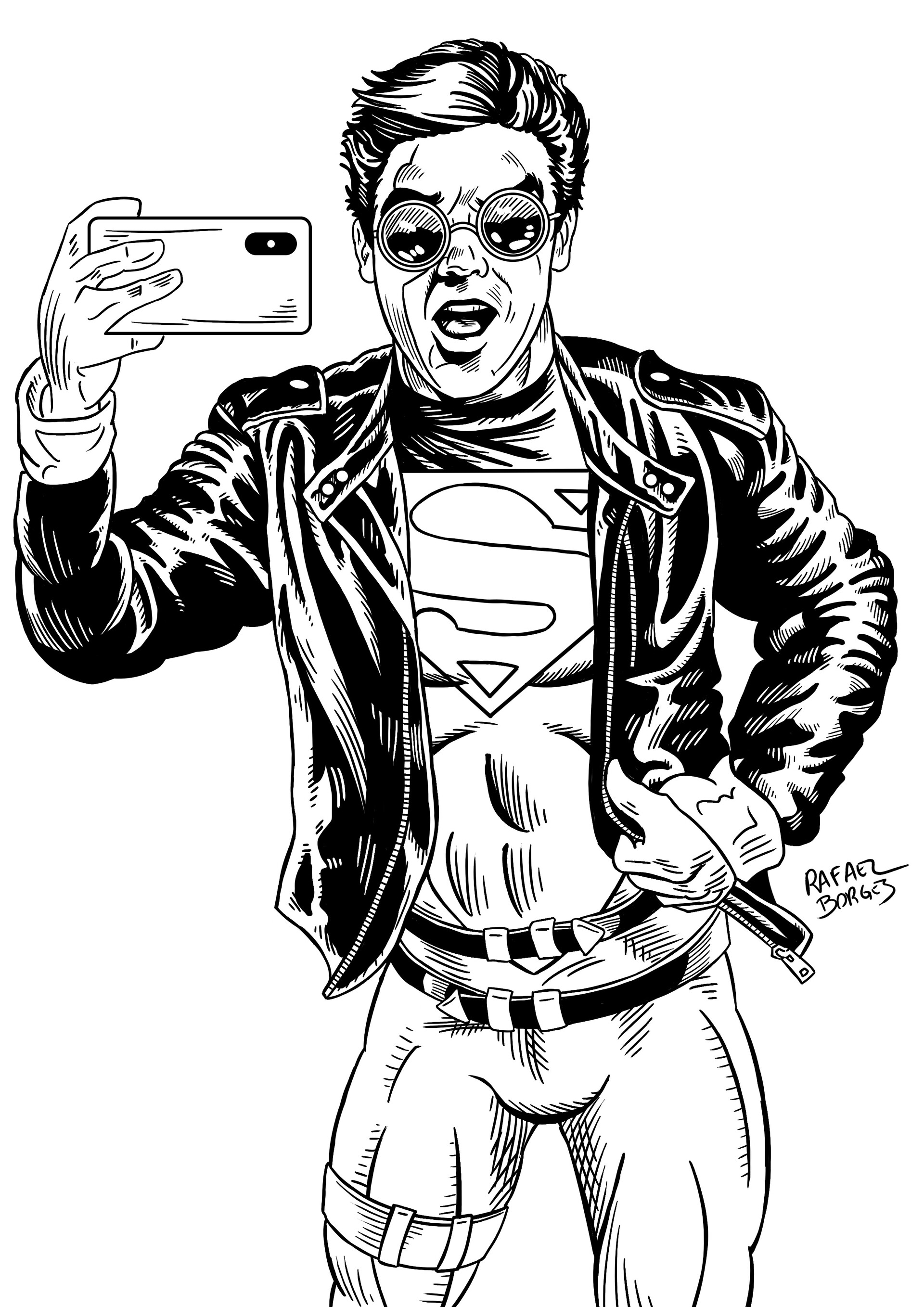 superboy coloring pages