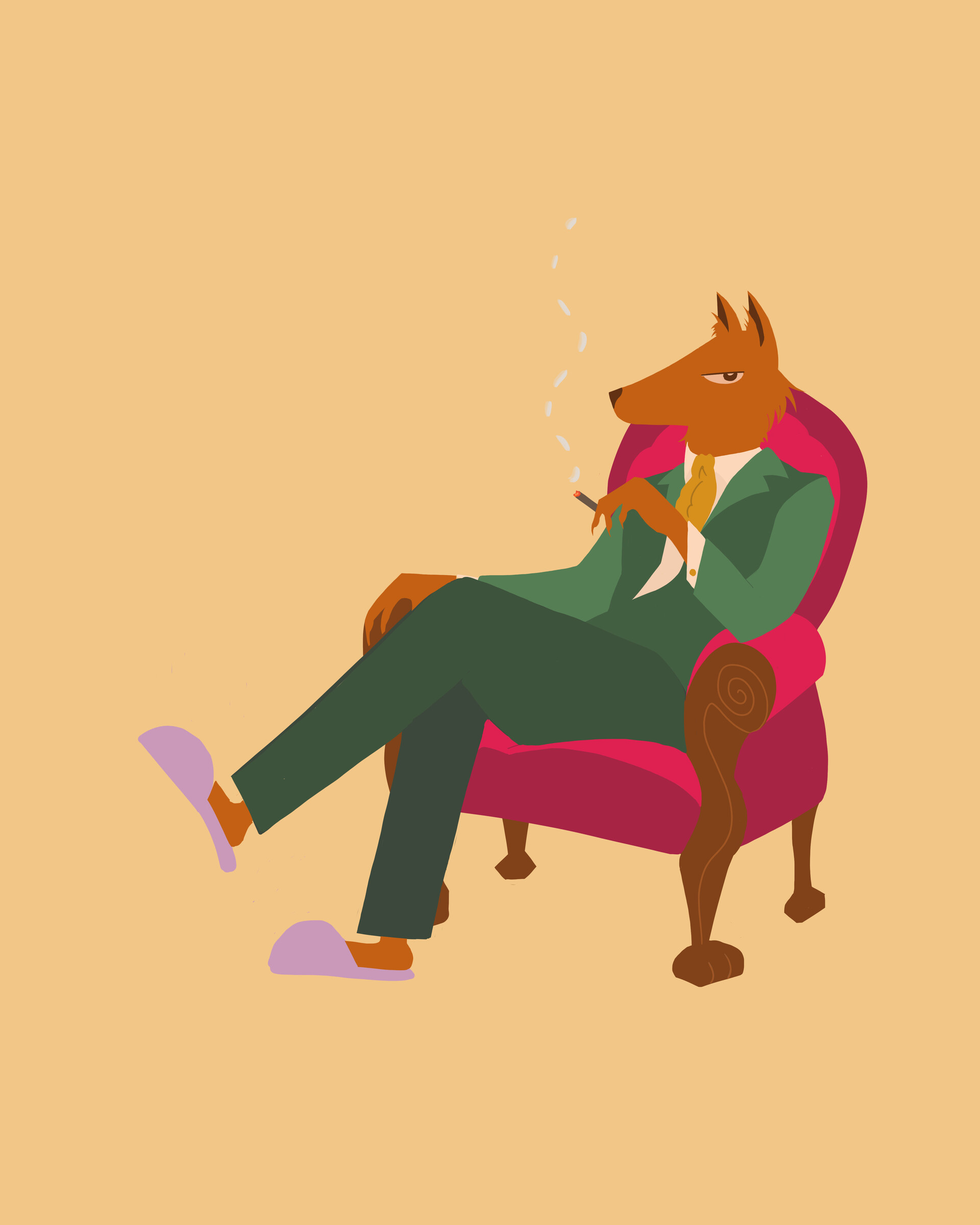 ArtStation - The Gentleman Fox