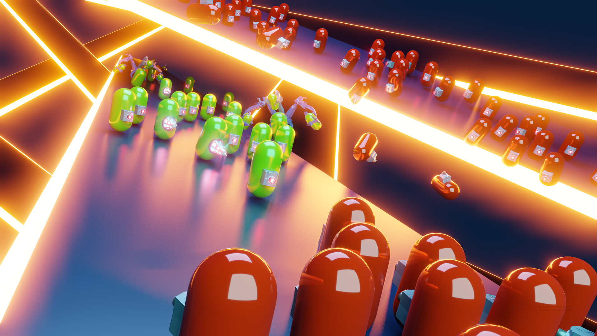 ArtStation - Capsule Commander Vibrant War