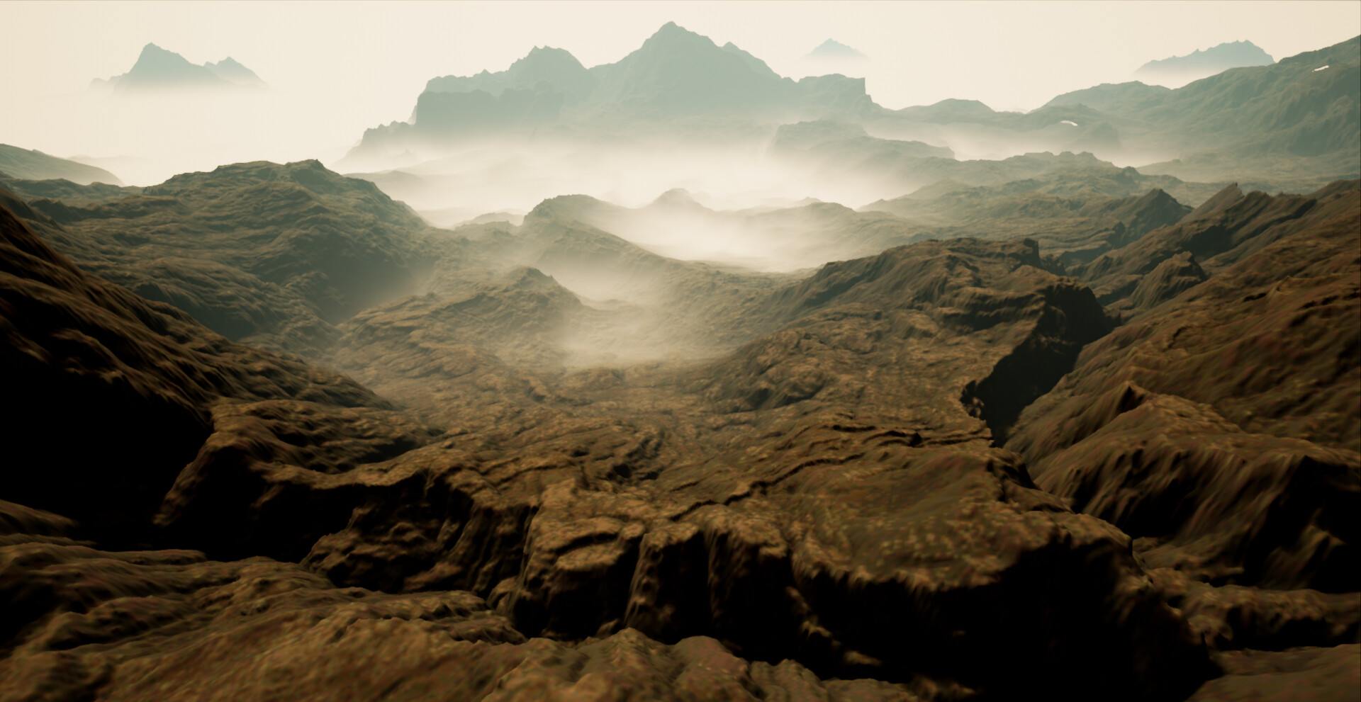 ArtStation - Misty crag