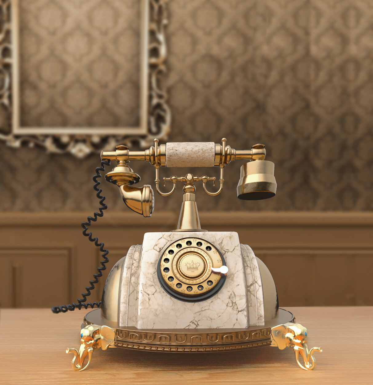 ArtStation - Vintage Telephone