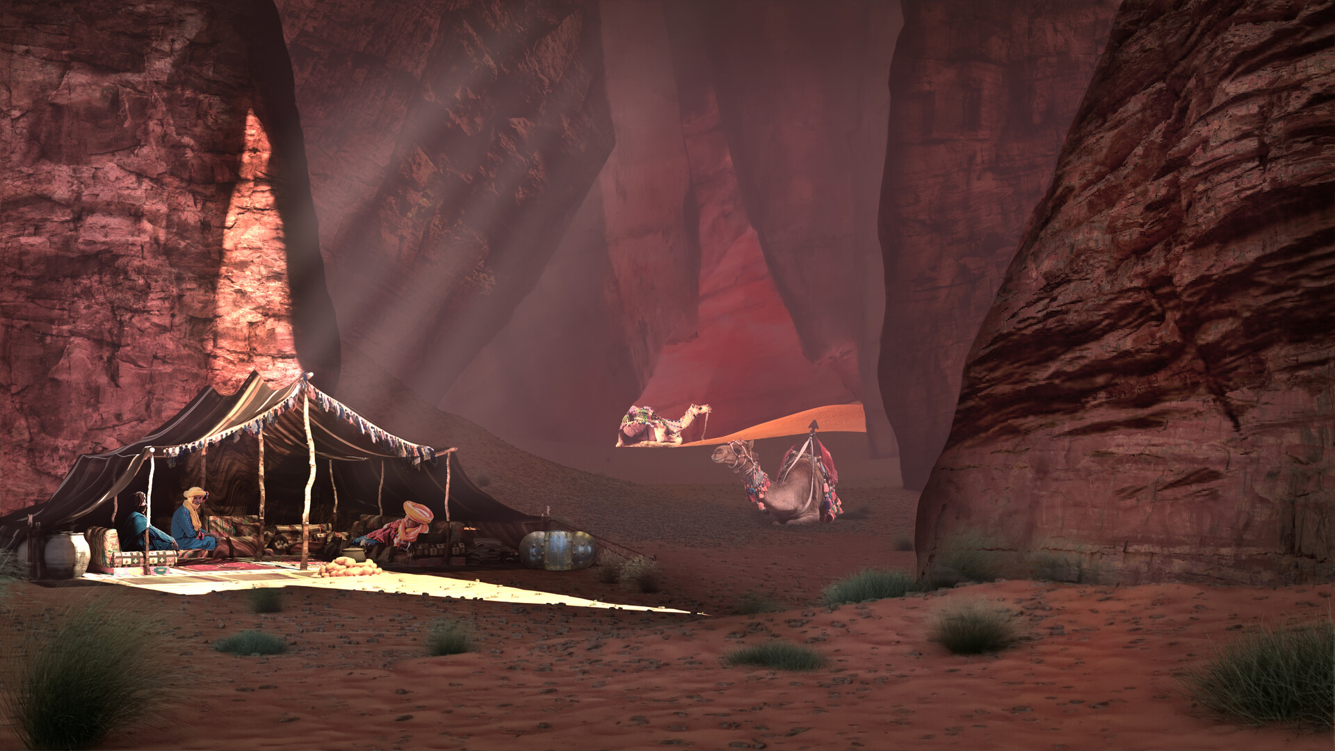 ArtStation - Red Cave