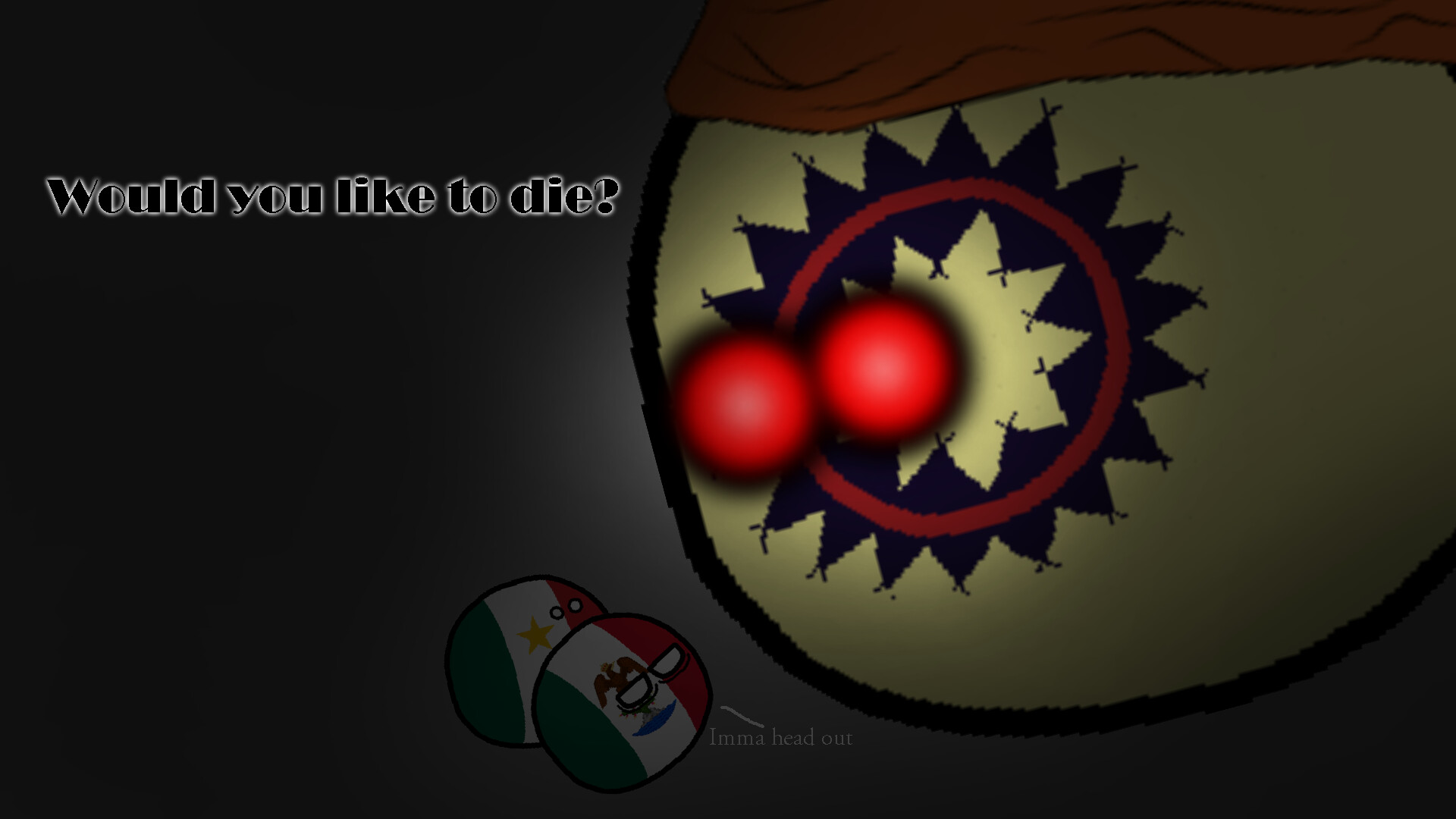 ArtStation - Cherokee Countryball Becoming Literal Anger