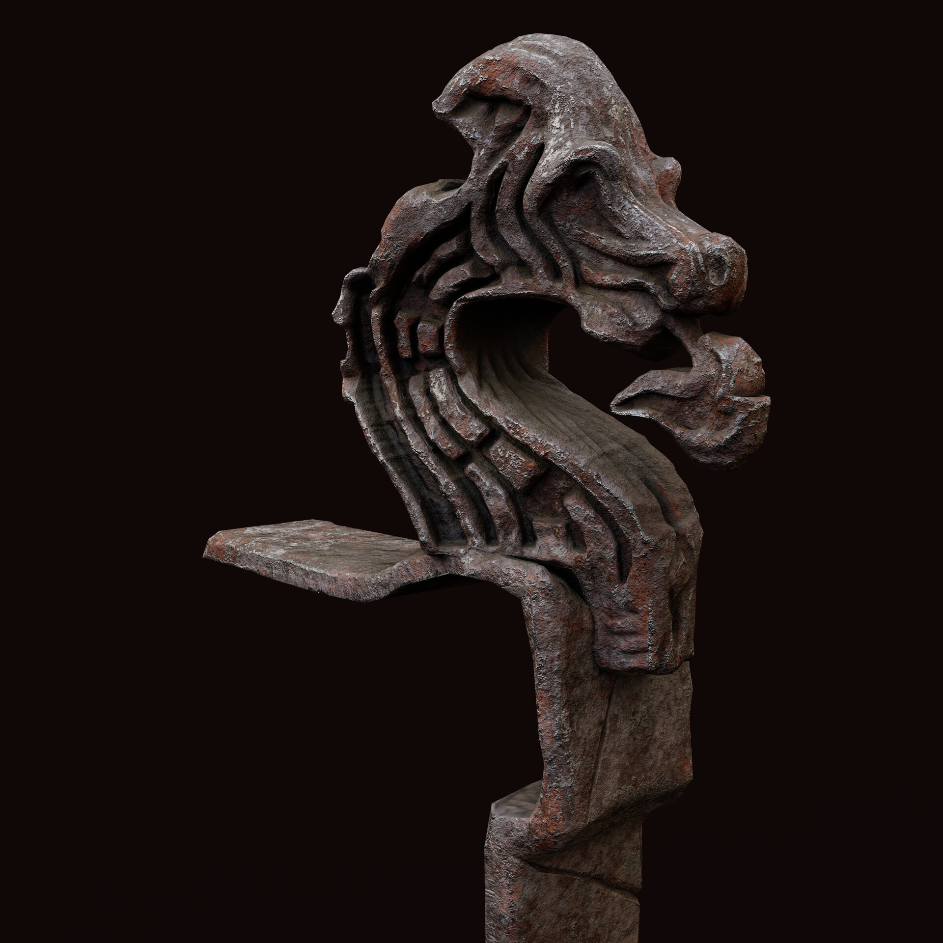 ArtStation - Fantasy Chest - Dragon Head