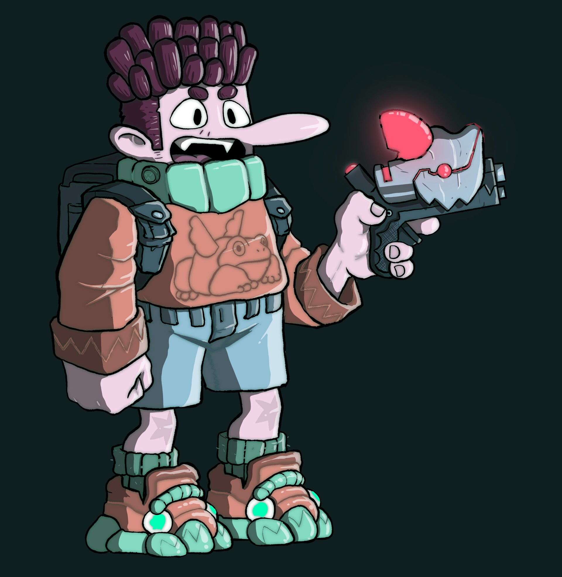 ArtStation - Shark Blaster Kid