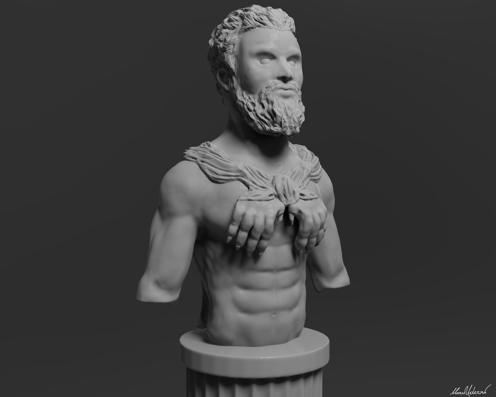 ArtStation - Bust of Hercules