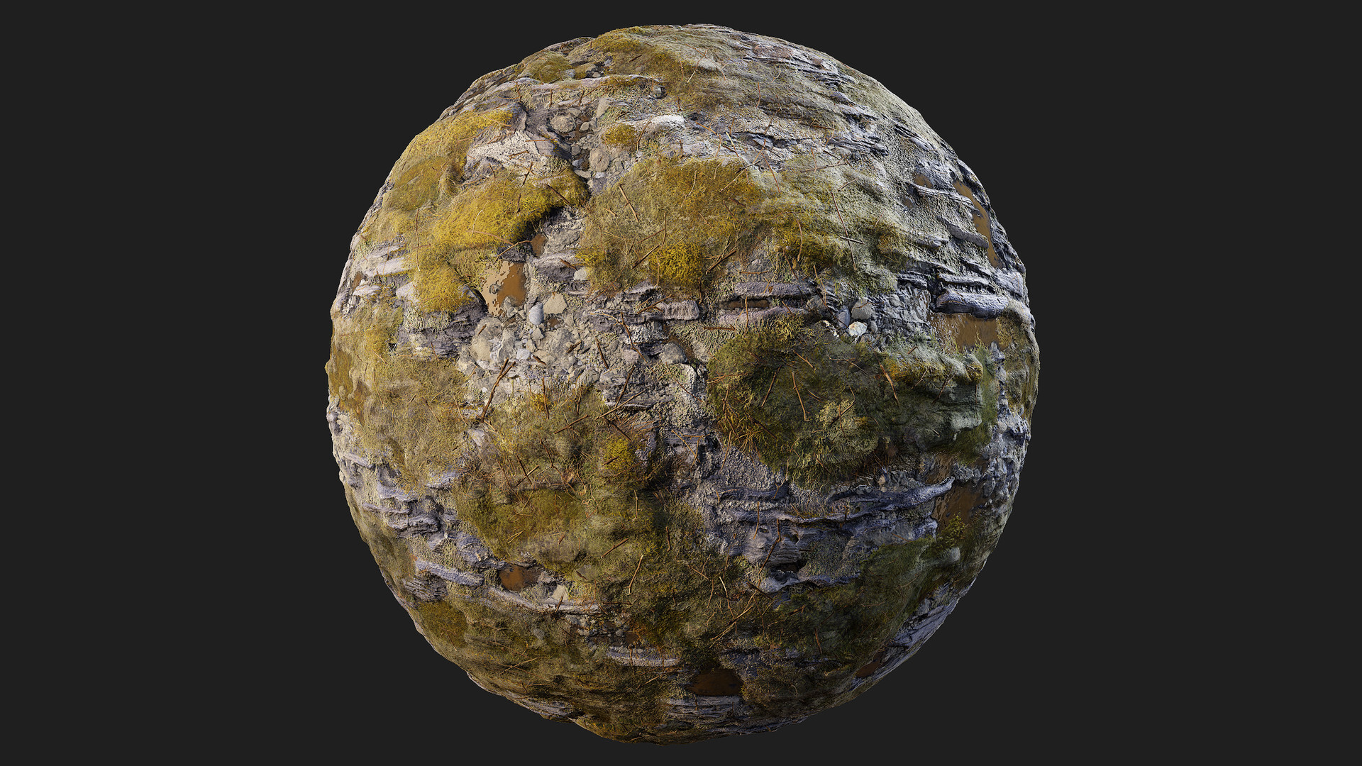 ArtStation - Substance Designer - Rock Study