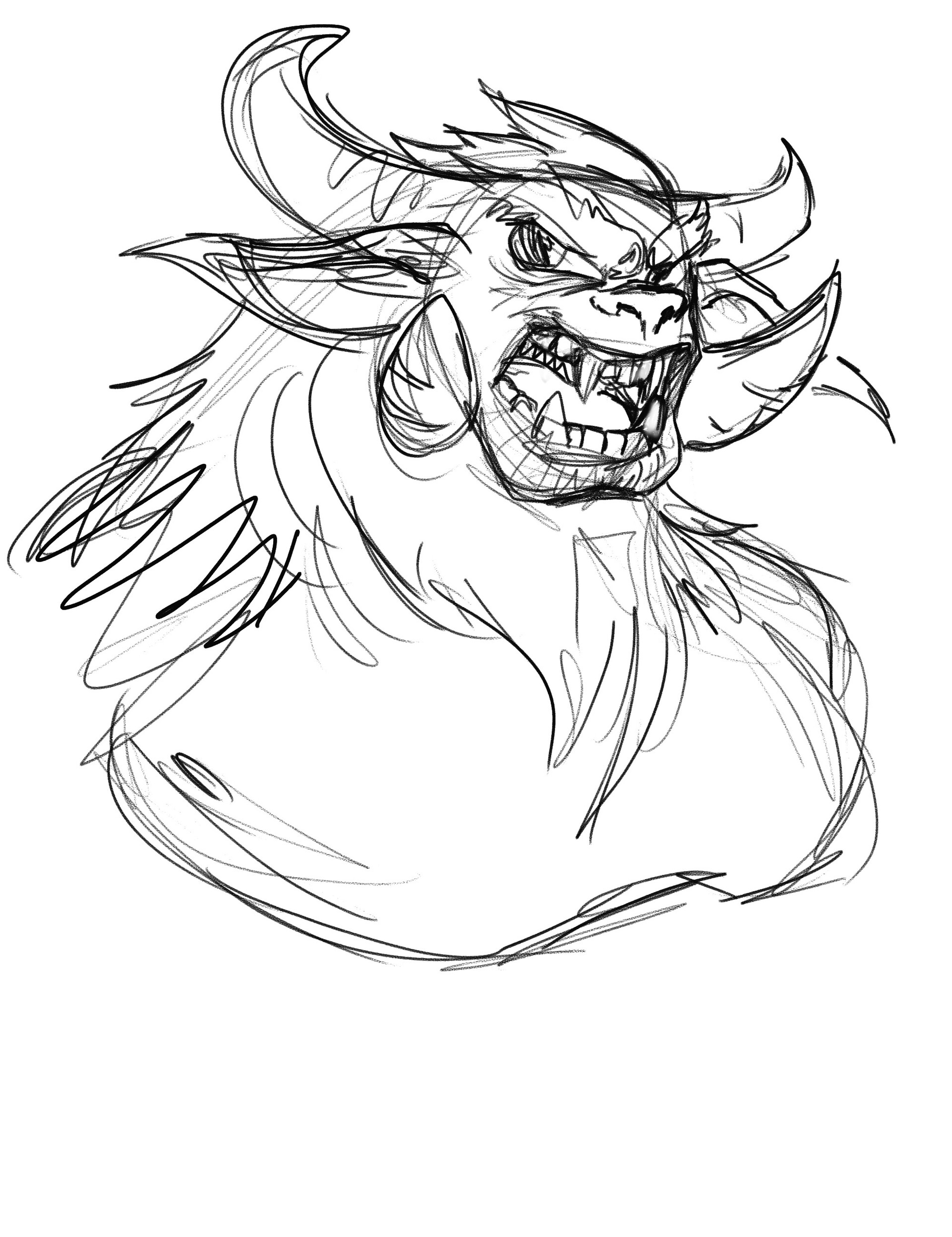 how to draw ice monster