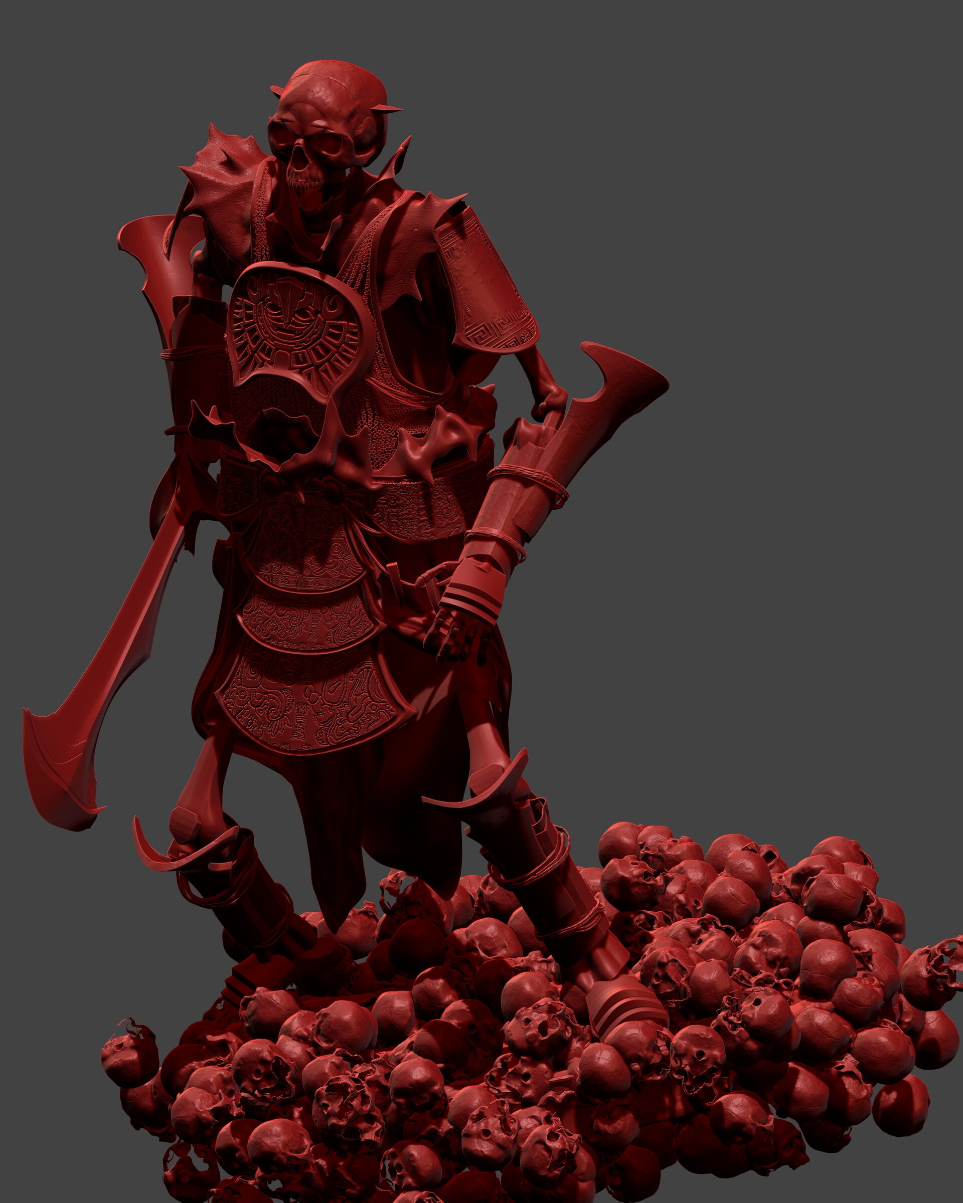 SIVA DAS - Evil dead Skeleton fan art