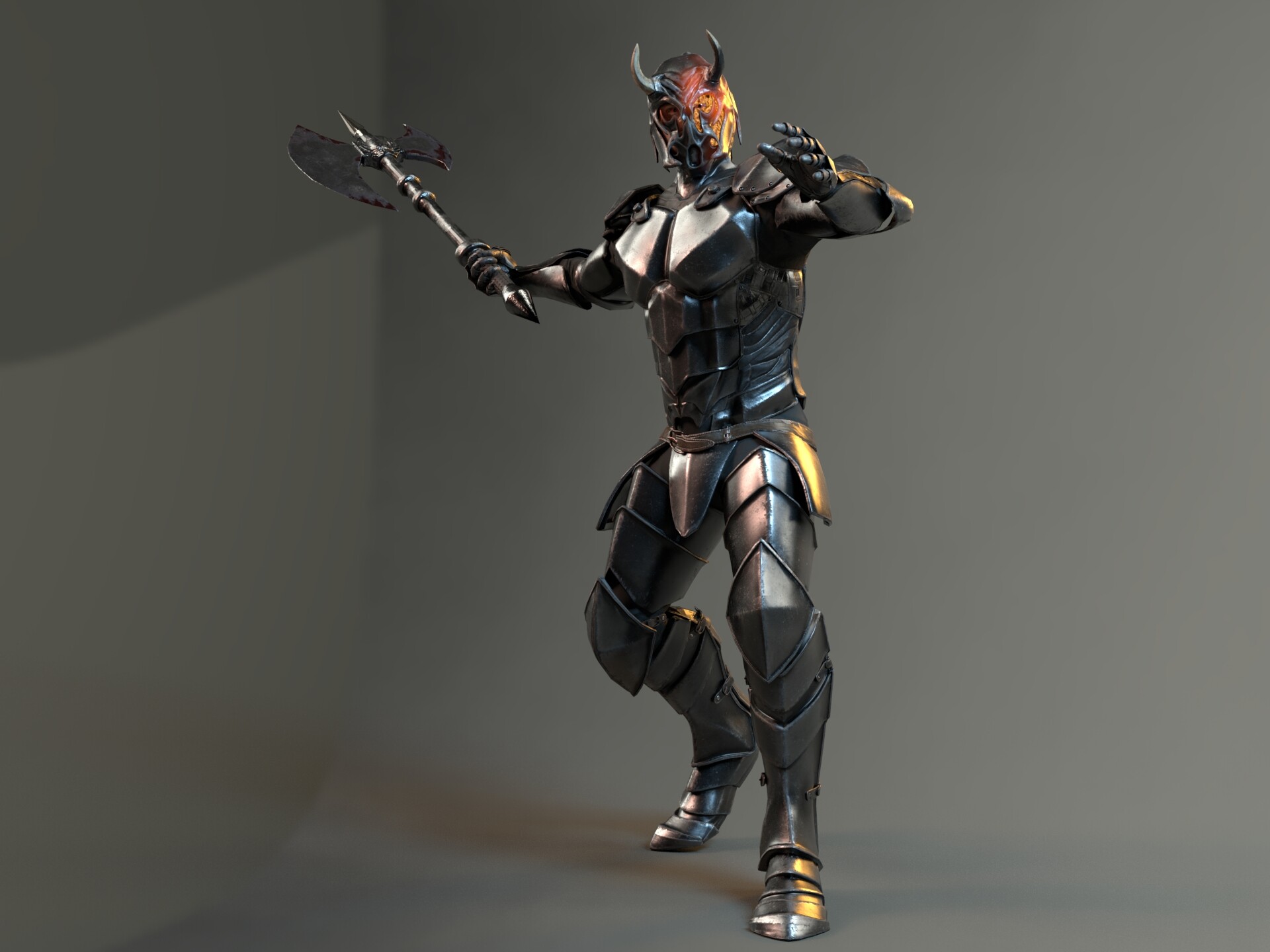 ArtStation - Warriror - Heavy Dark Knight UE & UNITY Model