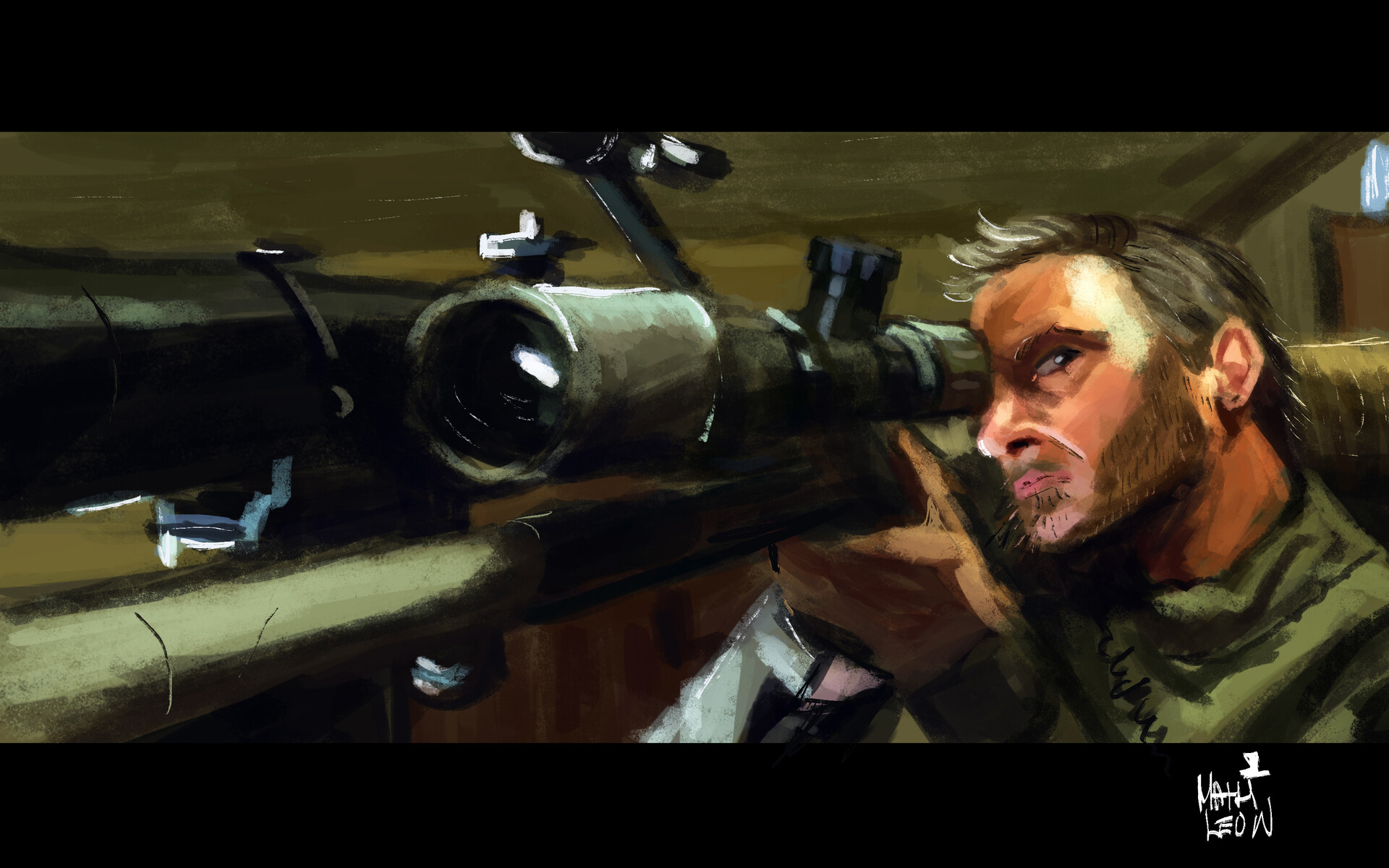 ArtStation - Wanted scene