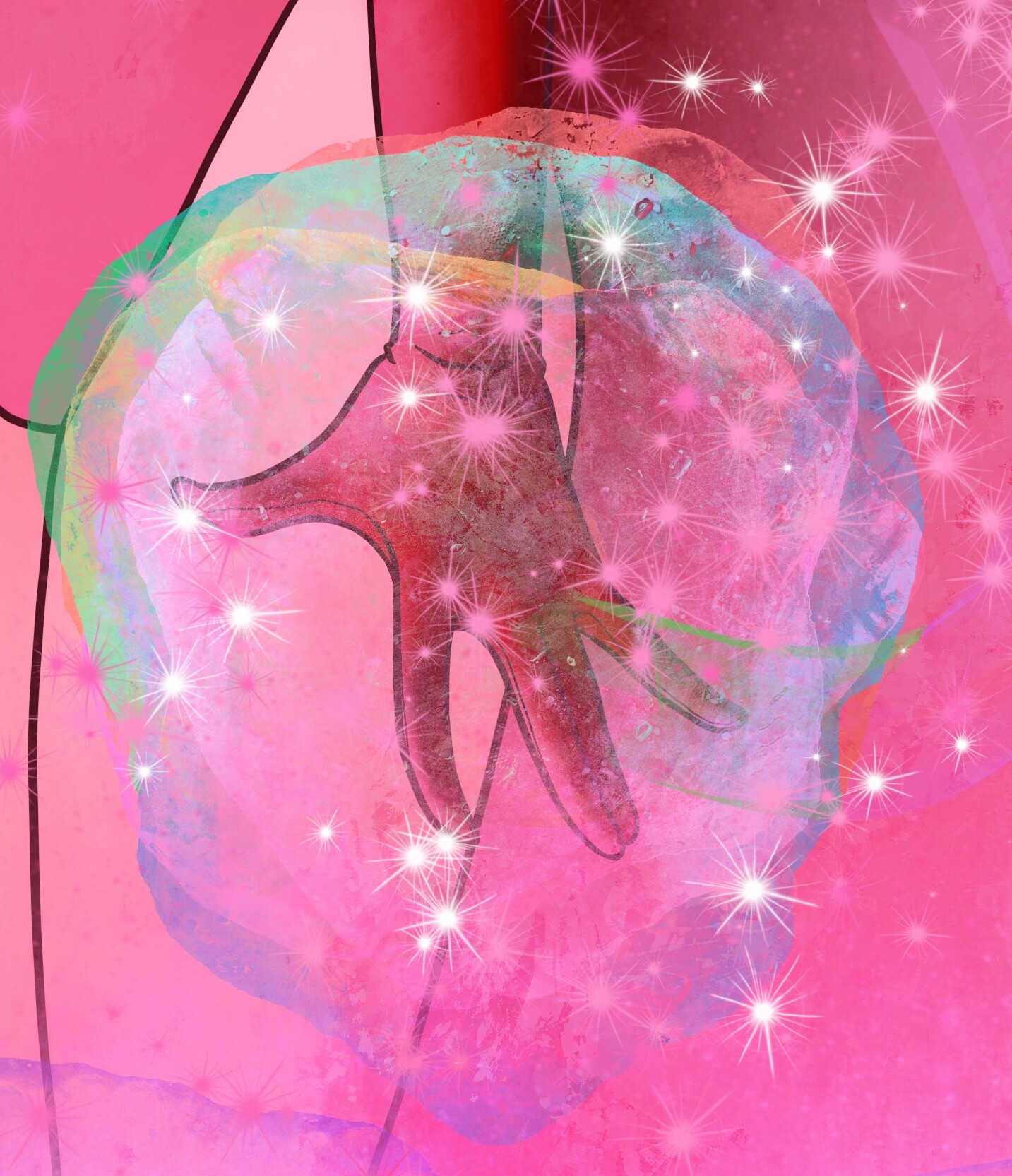 Jewel Nichole - Scarlet Witch Illustration - Magick