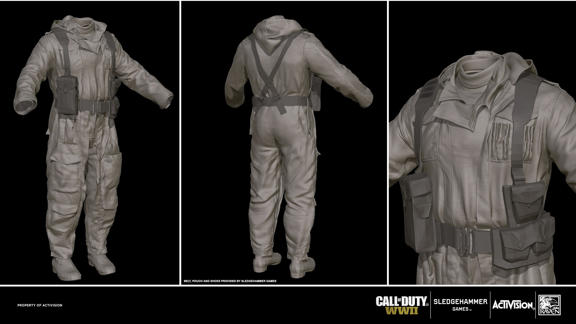ArtStation - COD: WWII character work